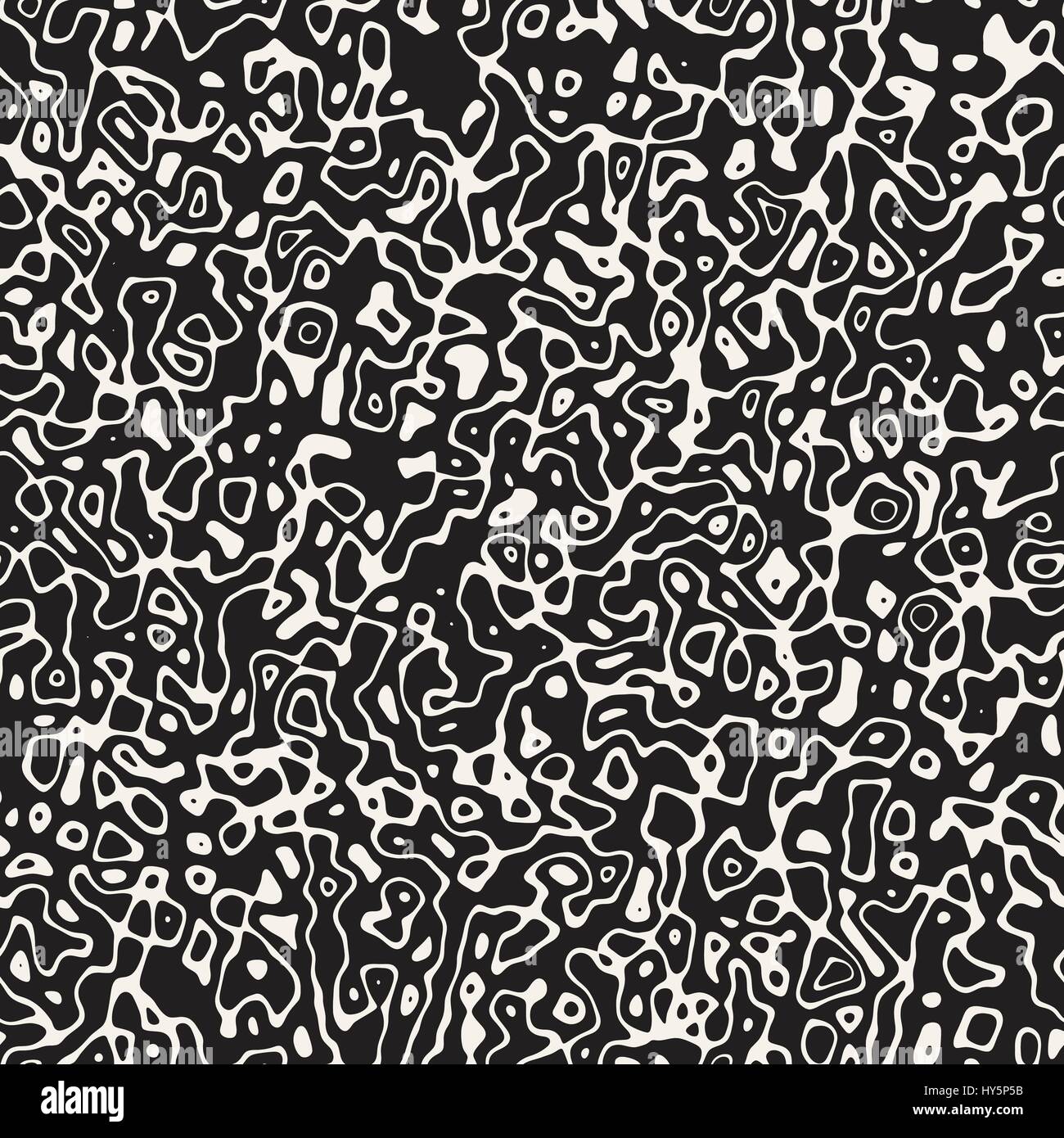 Abstract Retro Background Design. Vector Seamless Black And White ...