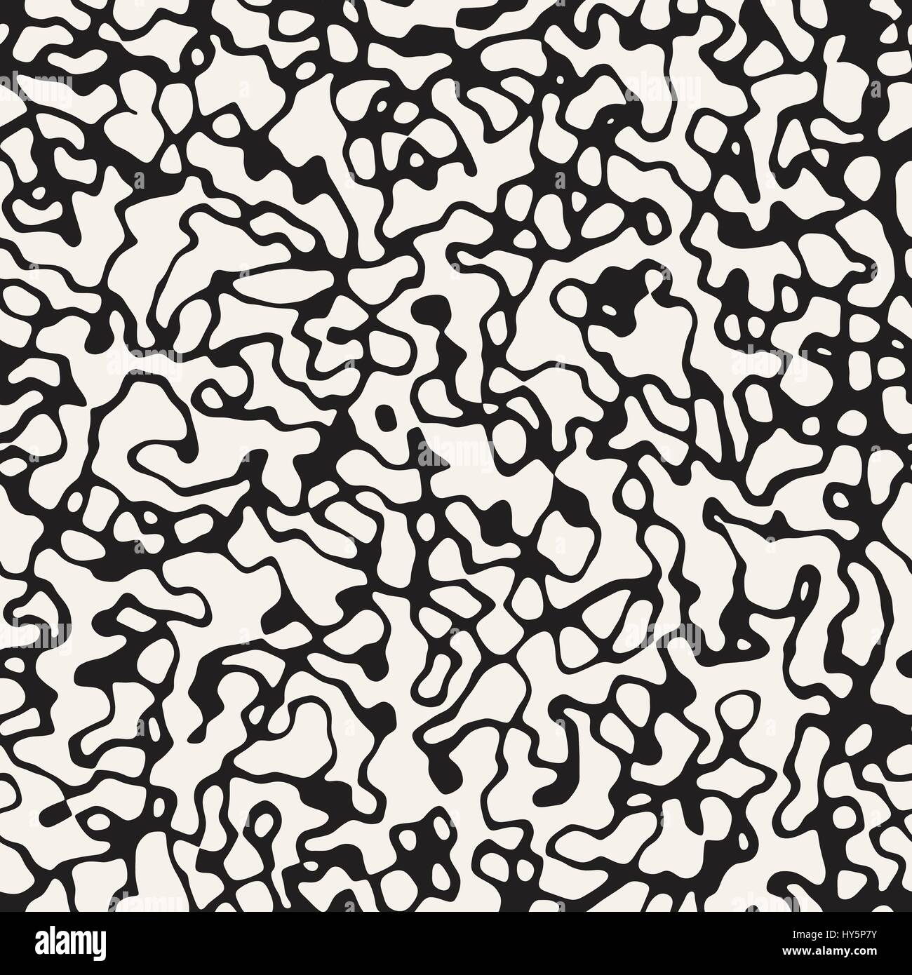 Abstract Retro Background Design. Vector Seamless Black And White ...