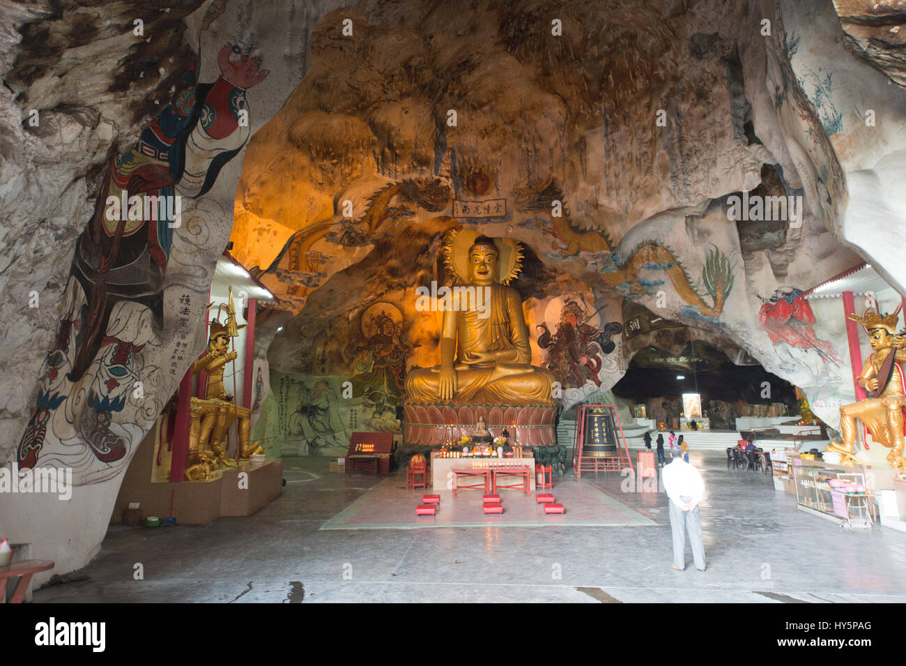 The Perak Tong. It is a Chinese Buddhist temple built within a ...