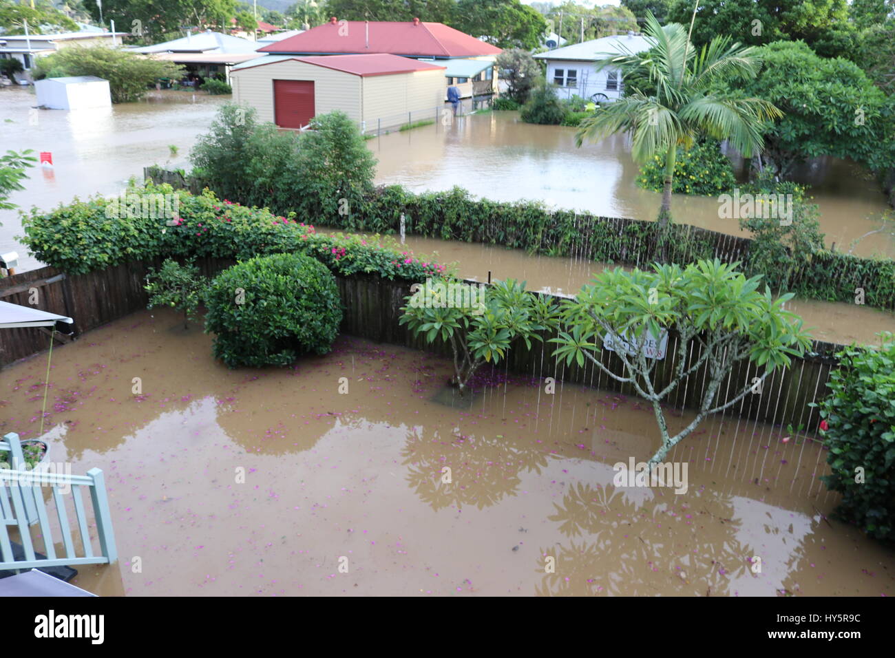 Cyclone Debbie - Northern NSW Flooding Stock Photo - Alamy