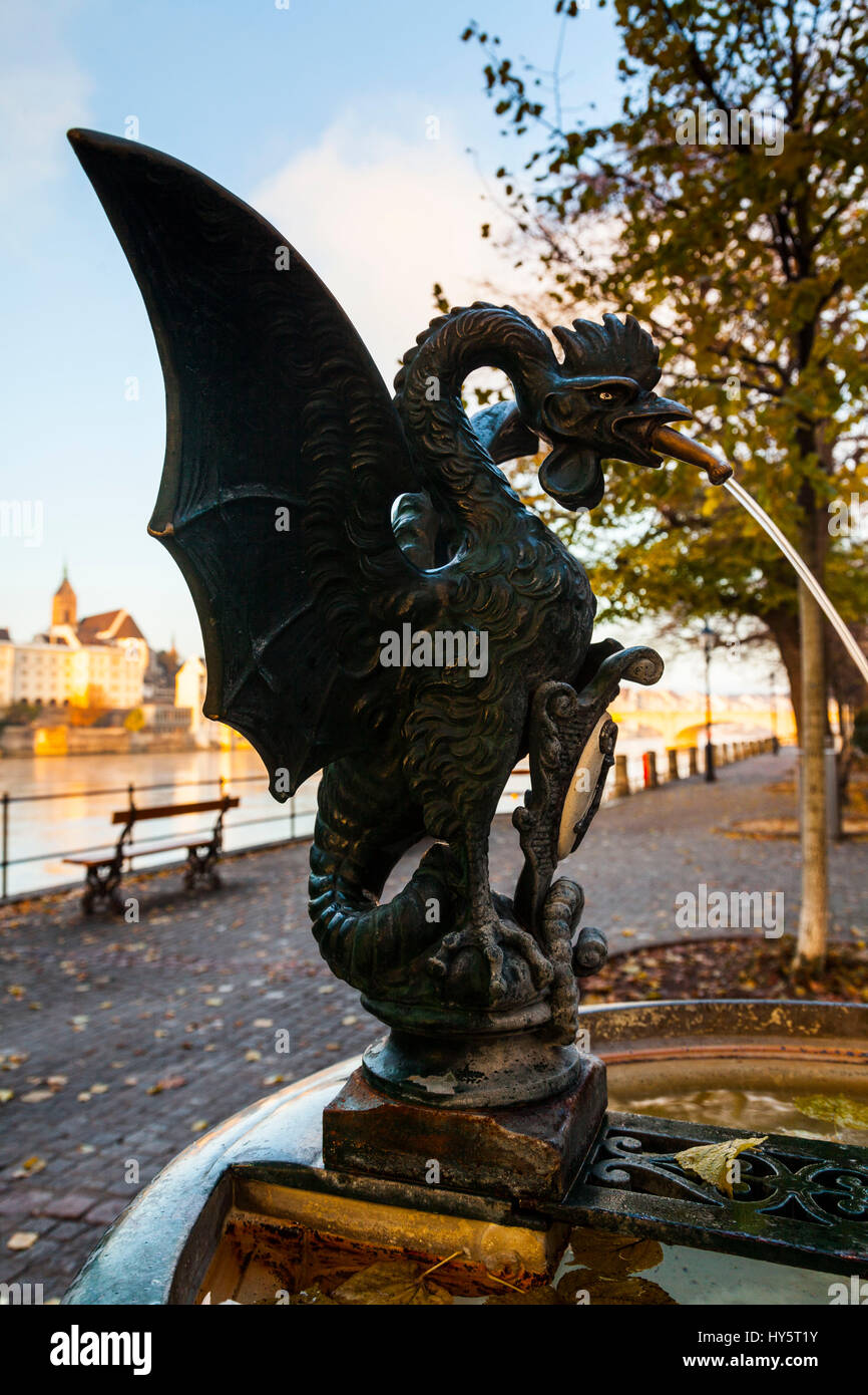 attraction,attractions,basel,basilisk,basilisk fountain,bazylea ...