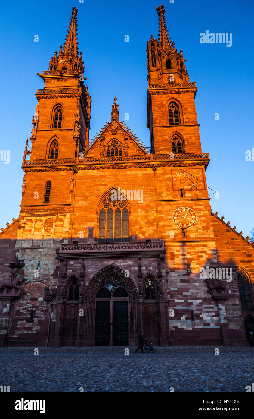 Architecture,attraction,attractions,basel,Basel Minster,Basler MÃ¼nster ...