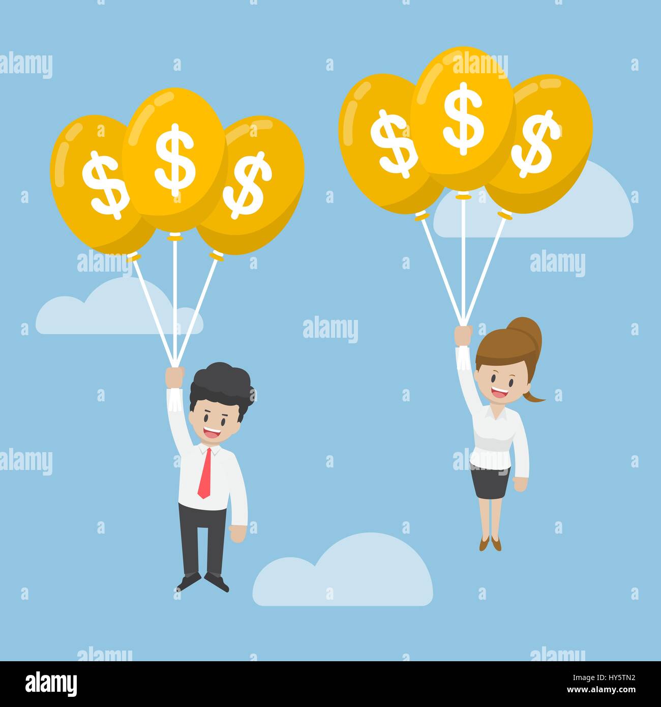 Financial balloon vector vectors hi-res stock photography and images ...