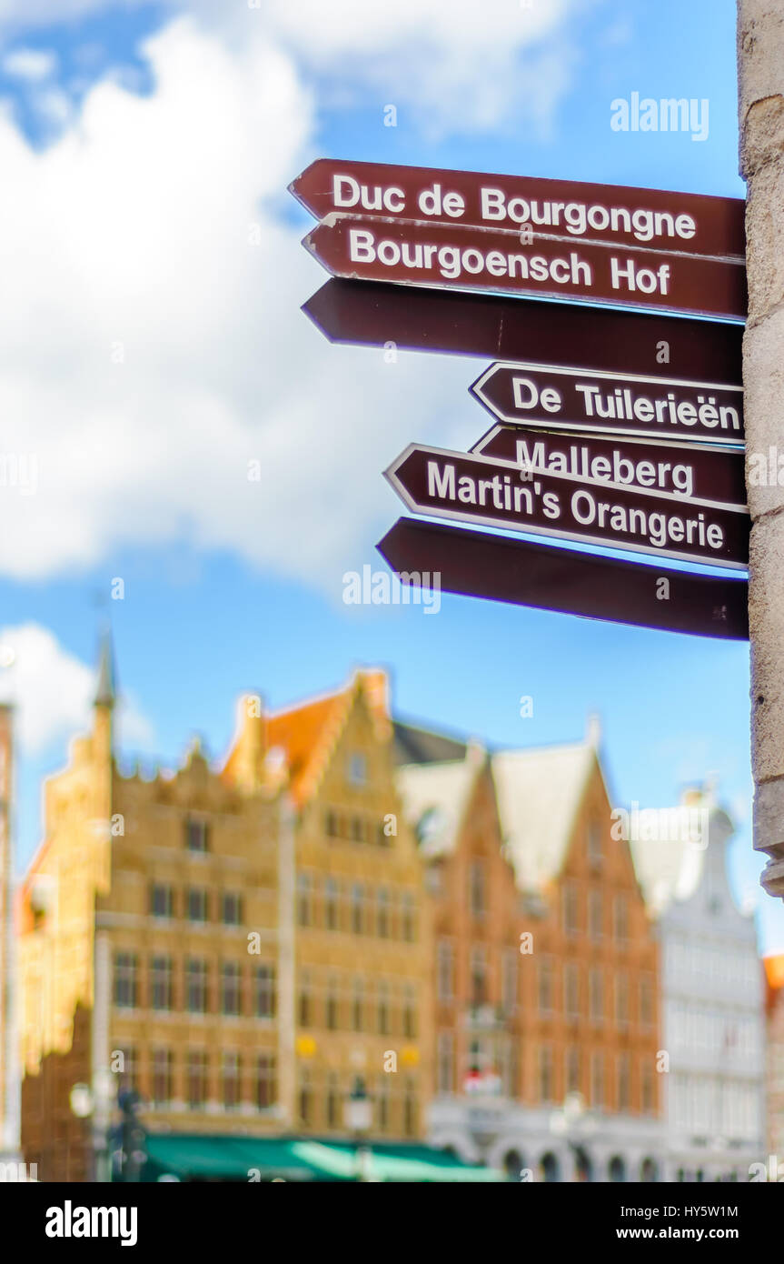 Road signs on ancient hi-res stock photography and images - Alamy