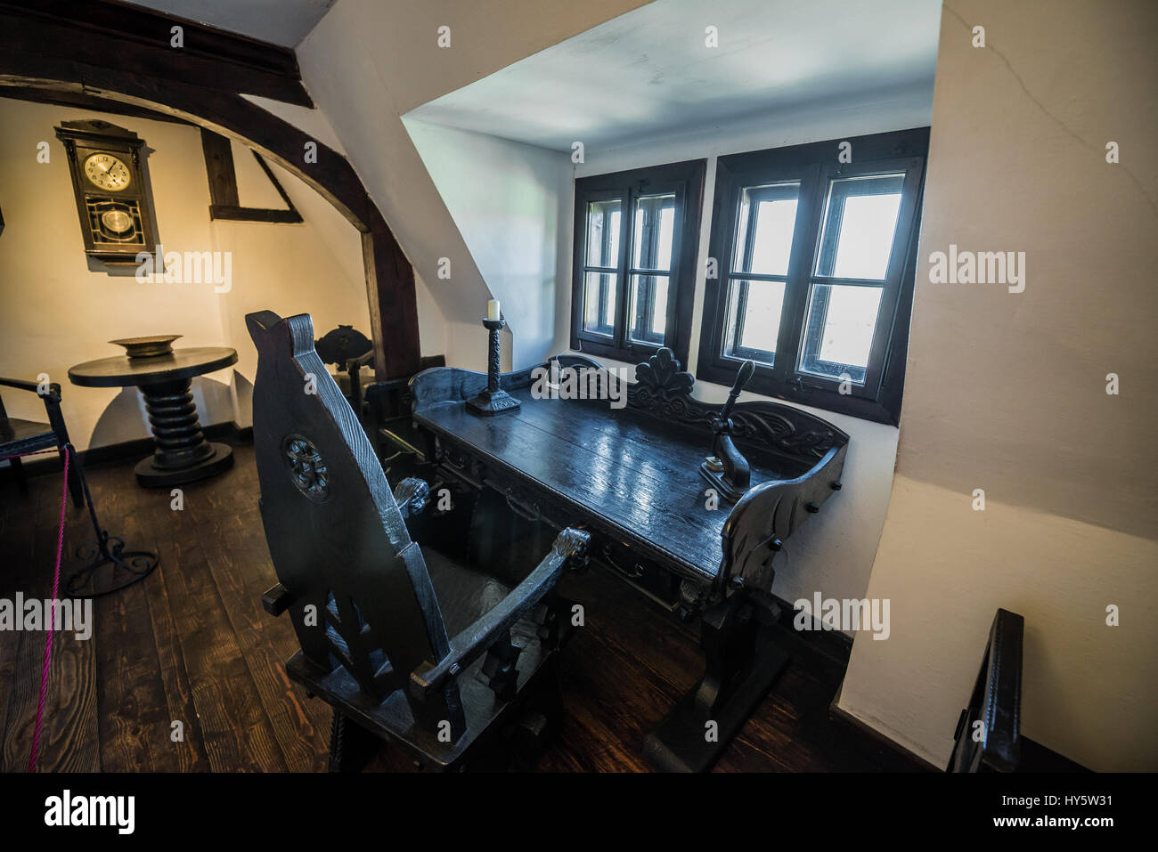 Bran castle chair hi-res stock photography and images - Alamy