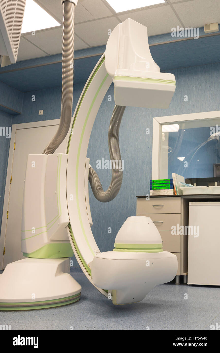 New neurosurgery equipment in a modern hospital specialized in ...