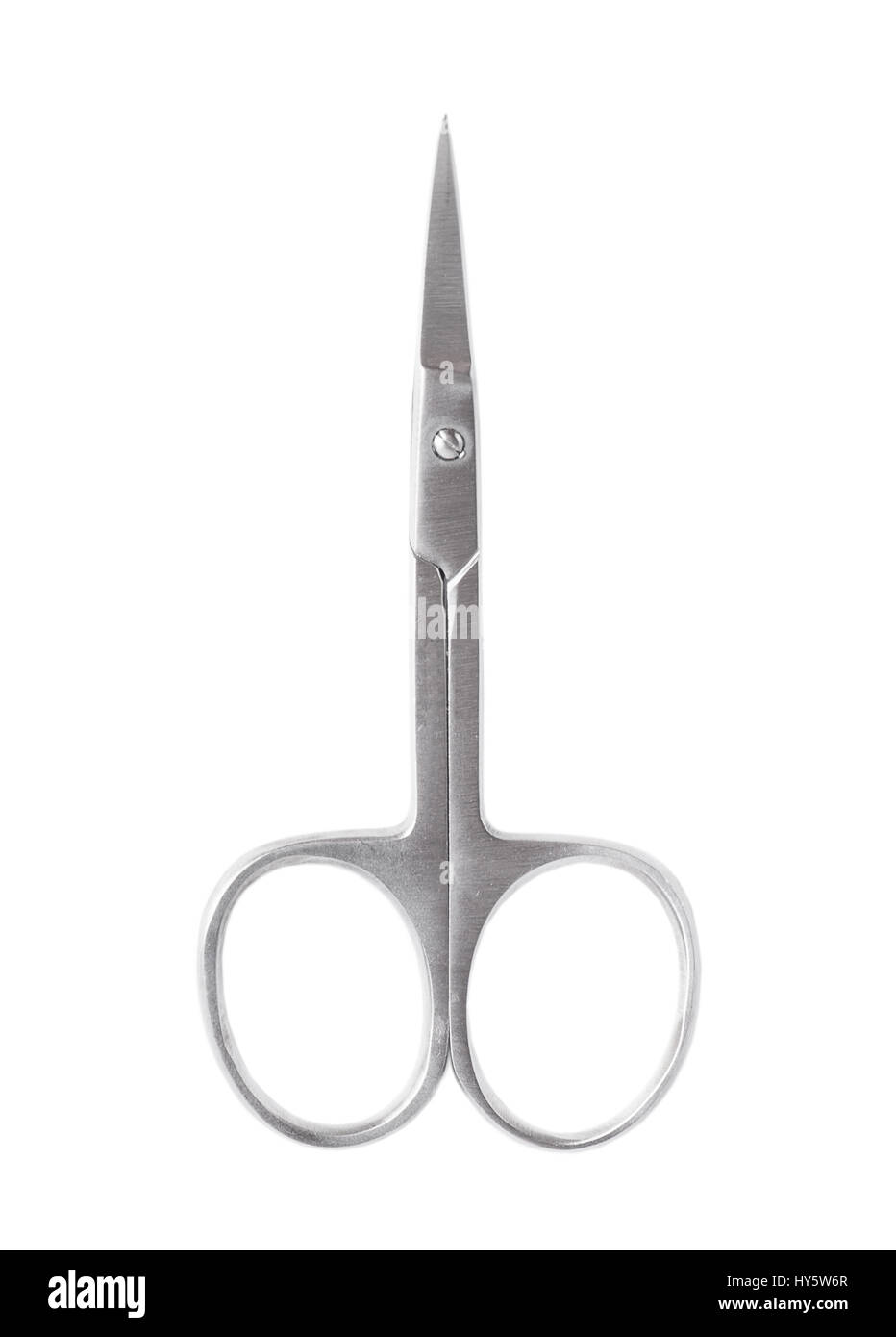 Scissors for nails isolated on white Stock Photo - Alamy