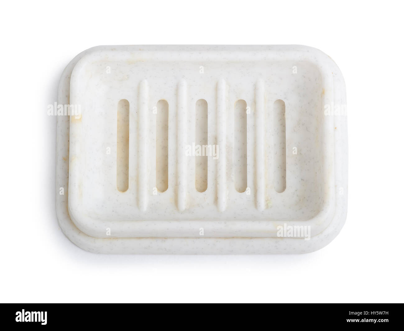 Empty soap dish isolated on white background Stock Photo - Alamy