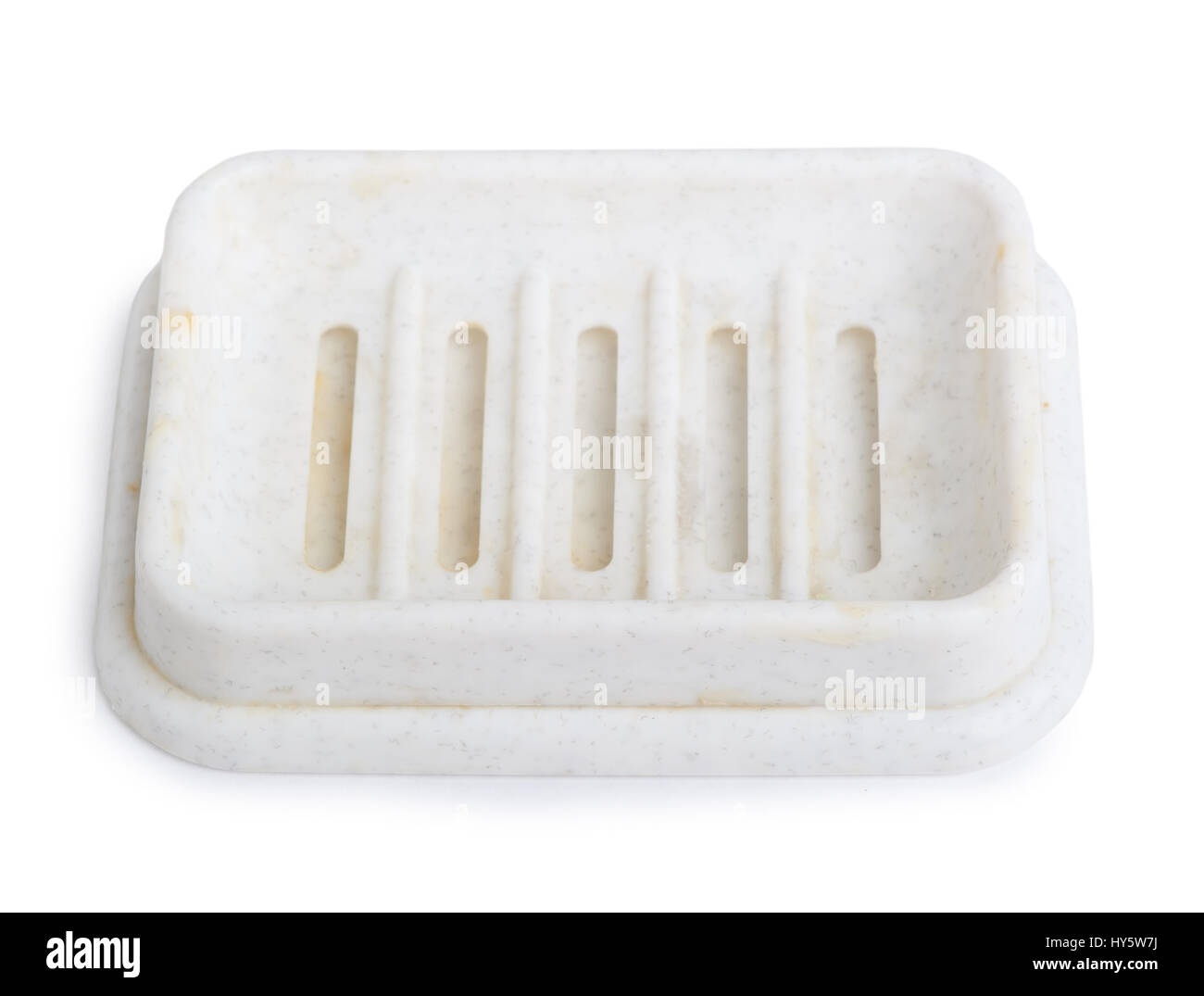 Empty soap dish isolated on white background Stock Photo - Alamy