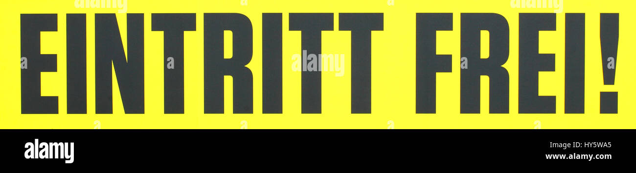 Free entry sign hi-res stock photography and images - Alamy