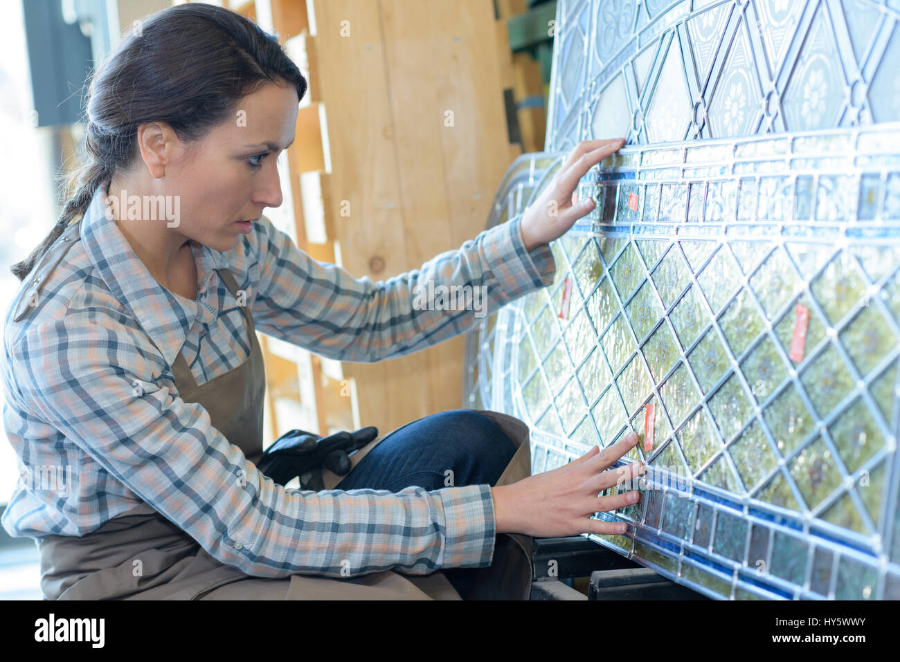checking the finish product Stock Photo - Alamy