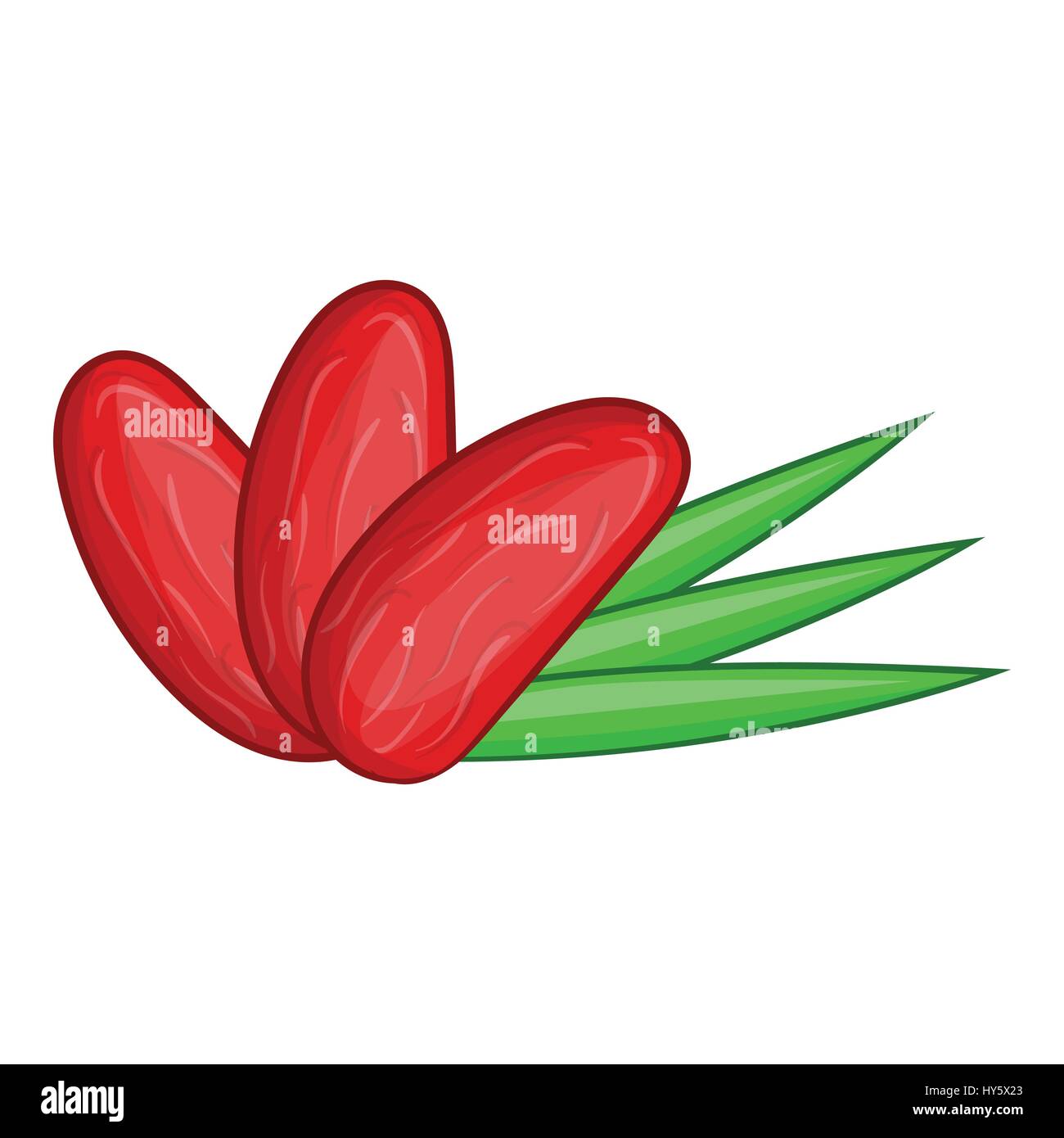 Dates with palm leaves icon, cartoon style Stock Vector Image & Art - Alamy