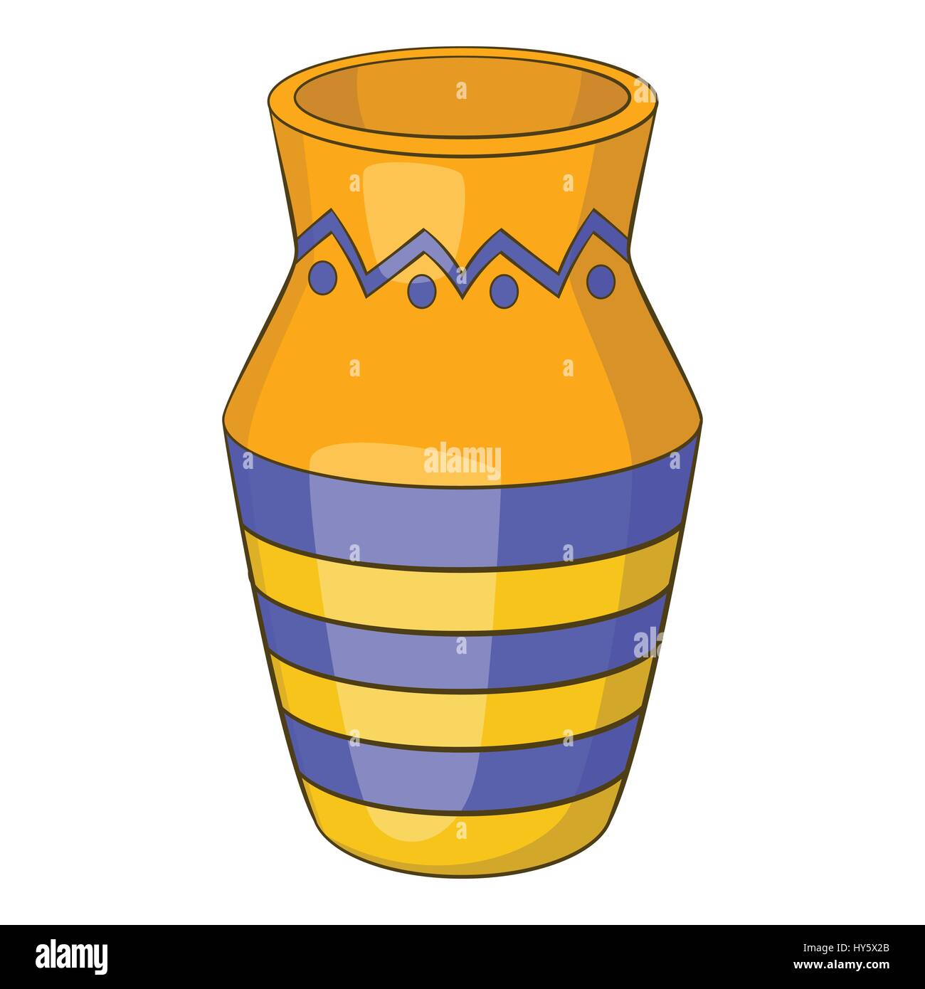 Egyptian vase icon, cartoon style Stock Vector Image & Art - Alamy