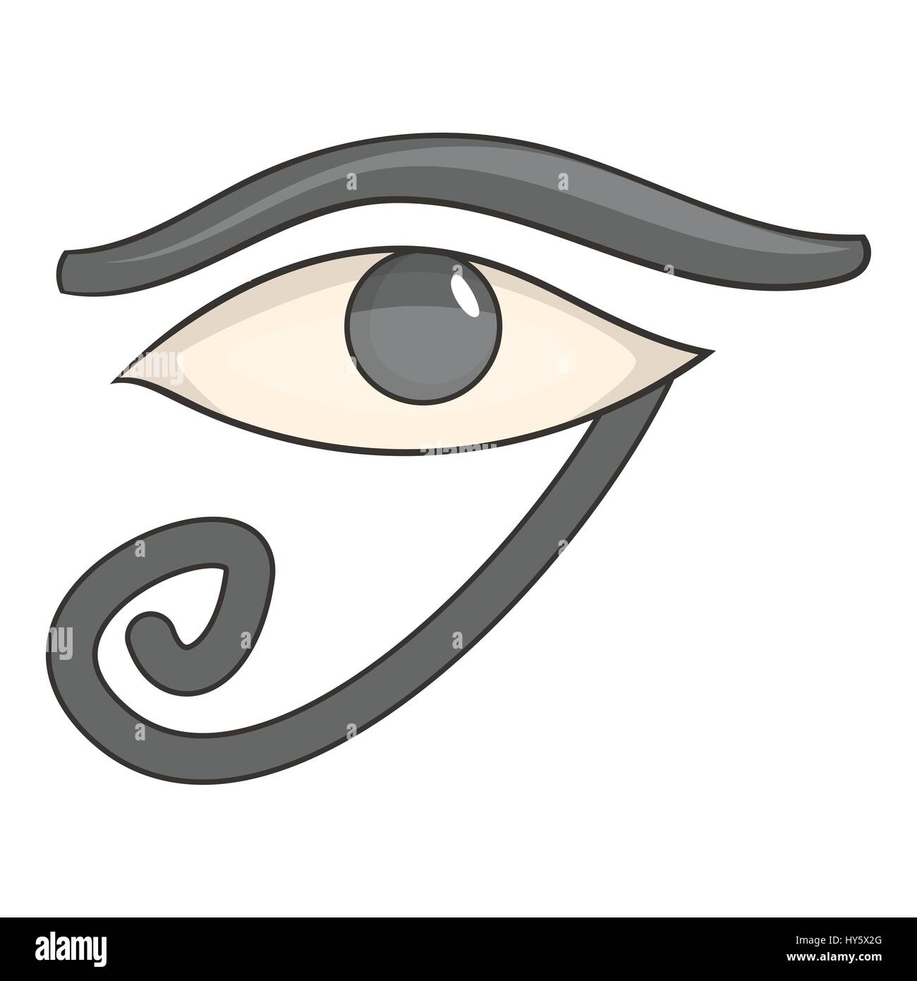Egypt god Ra symbol icon, cartoon style Stock Vector Image & Art - Alamy