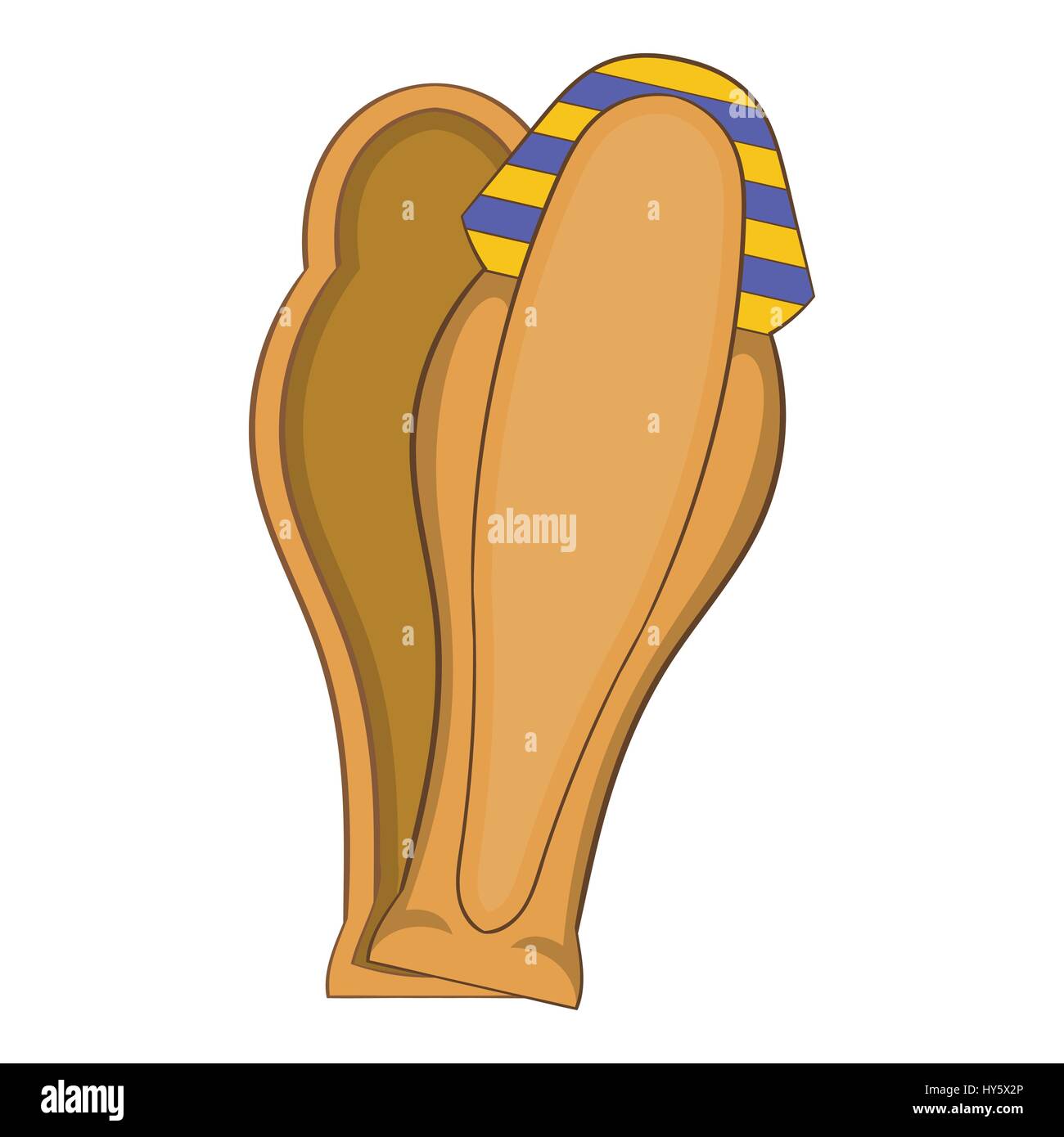 Pharaoh sarcophagus icon, cartoon style Stock Vector Image & Art - Alamy