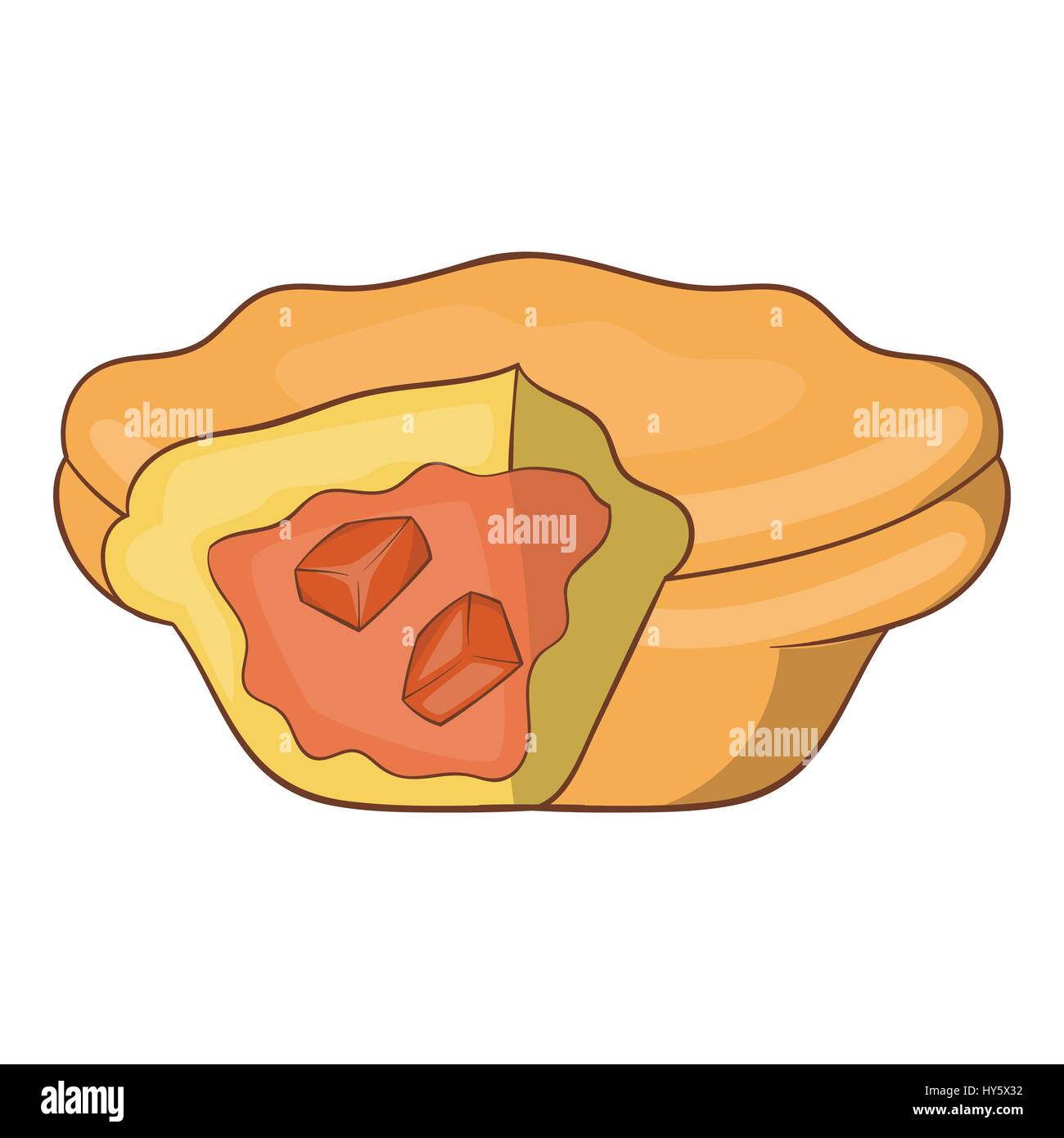 Australia meat pie icon, cartoon style Stock Vector Image & Art - Alamy