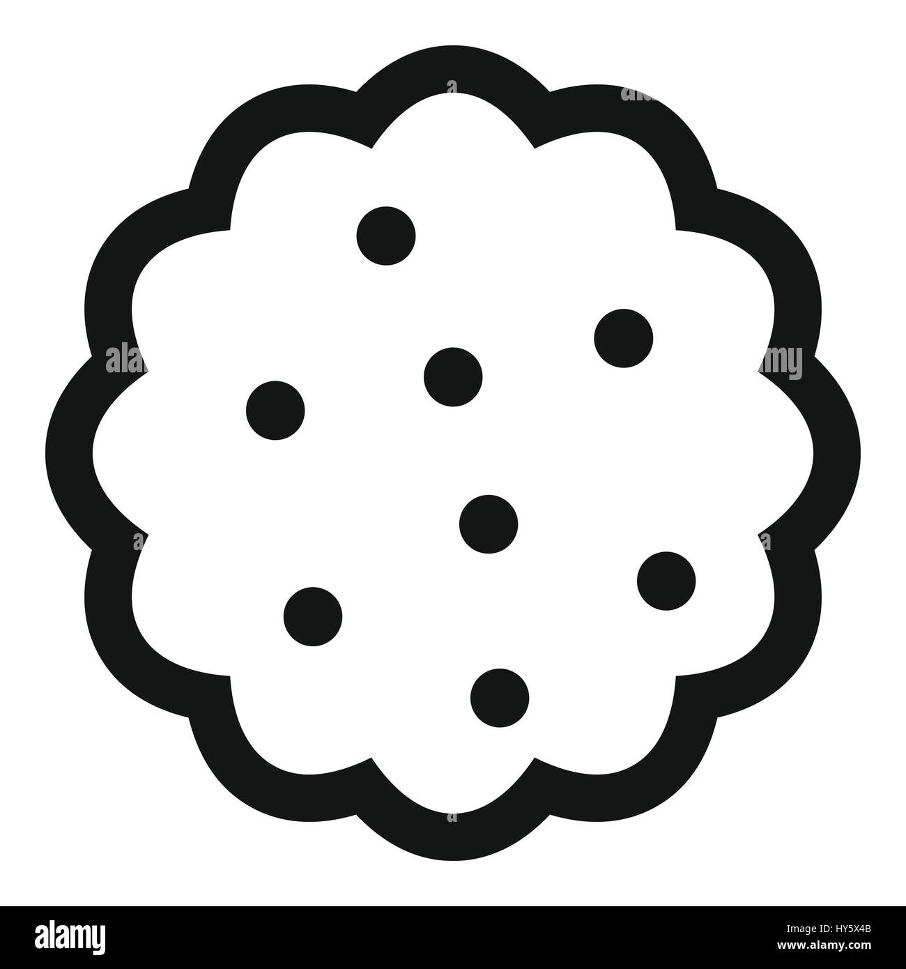 Cookies icon, simple style Stock Vector Image & Art - Alamy