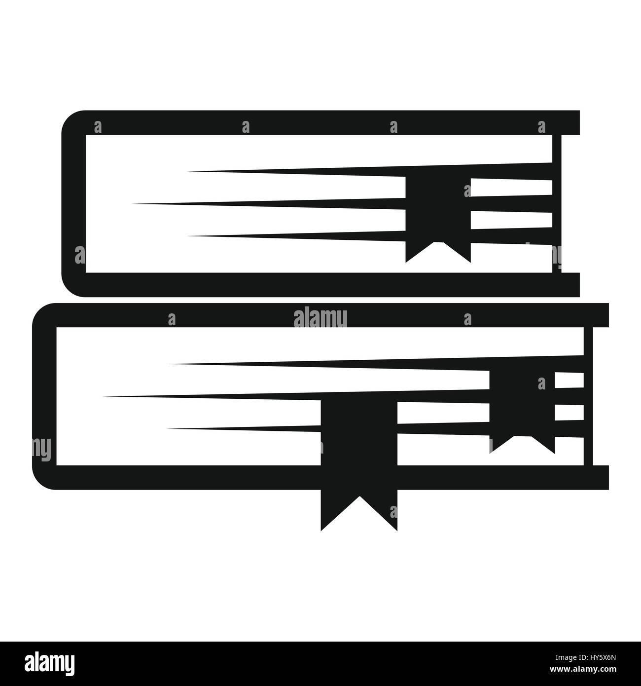 Two books icon, simple style Stock Vector Image & Art - Alamy