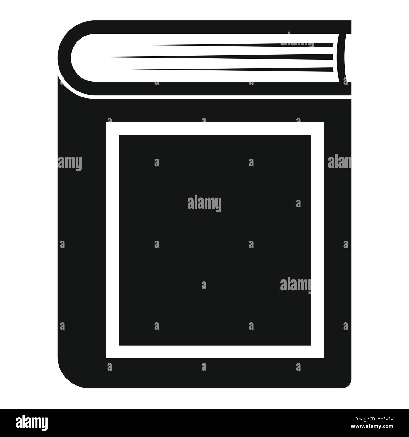 Thick book icon, simple style Stock Vector Image & Art - Alamy