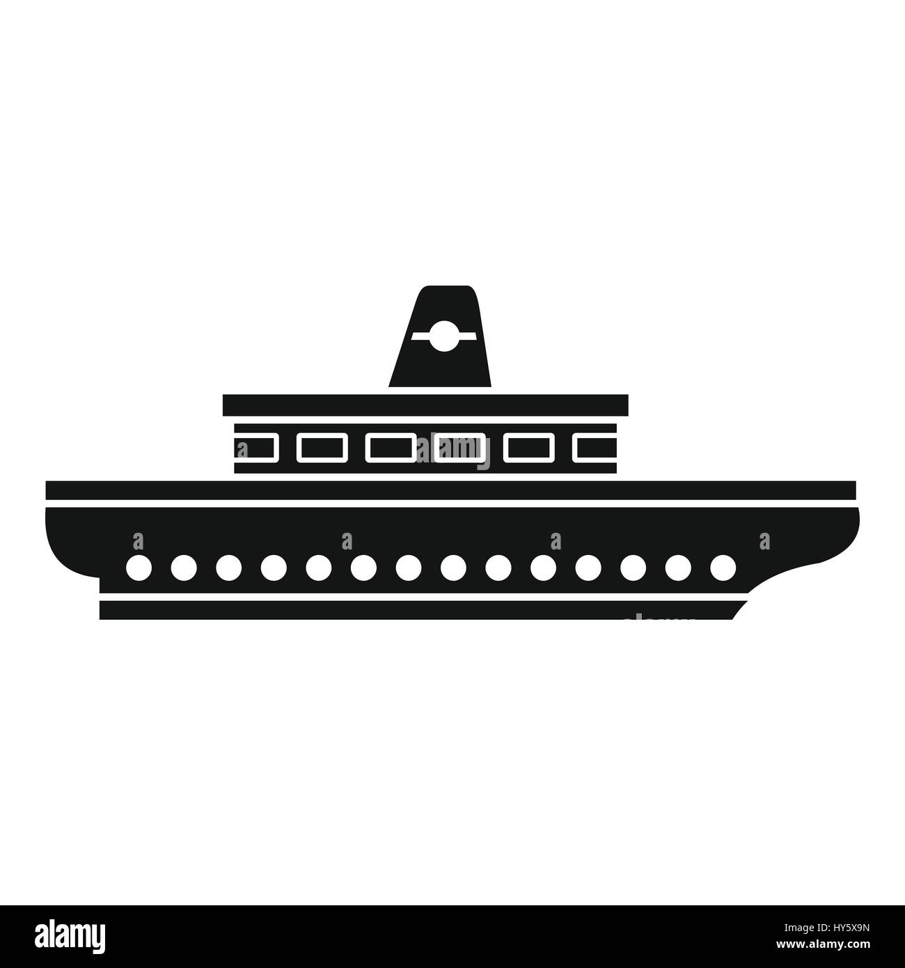 Passenger ship icon, simple style Stock Vector Image & Art - Alamy