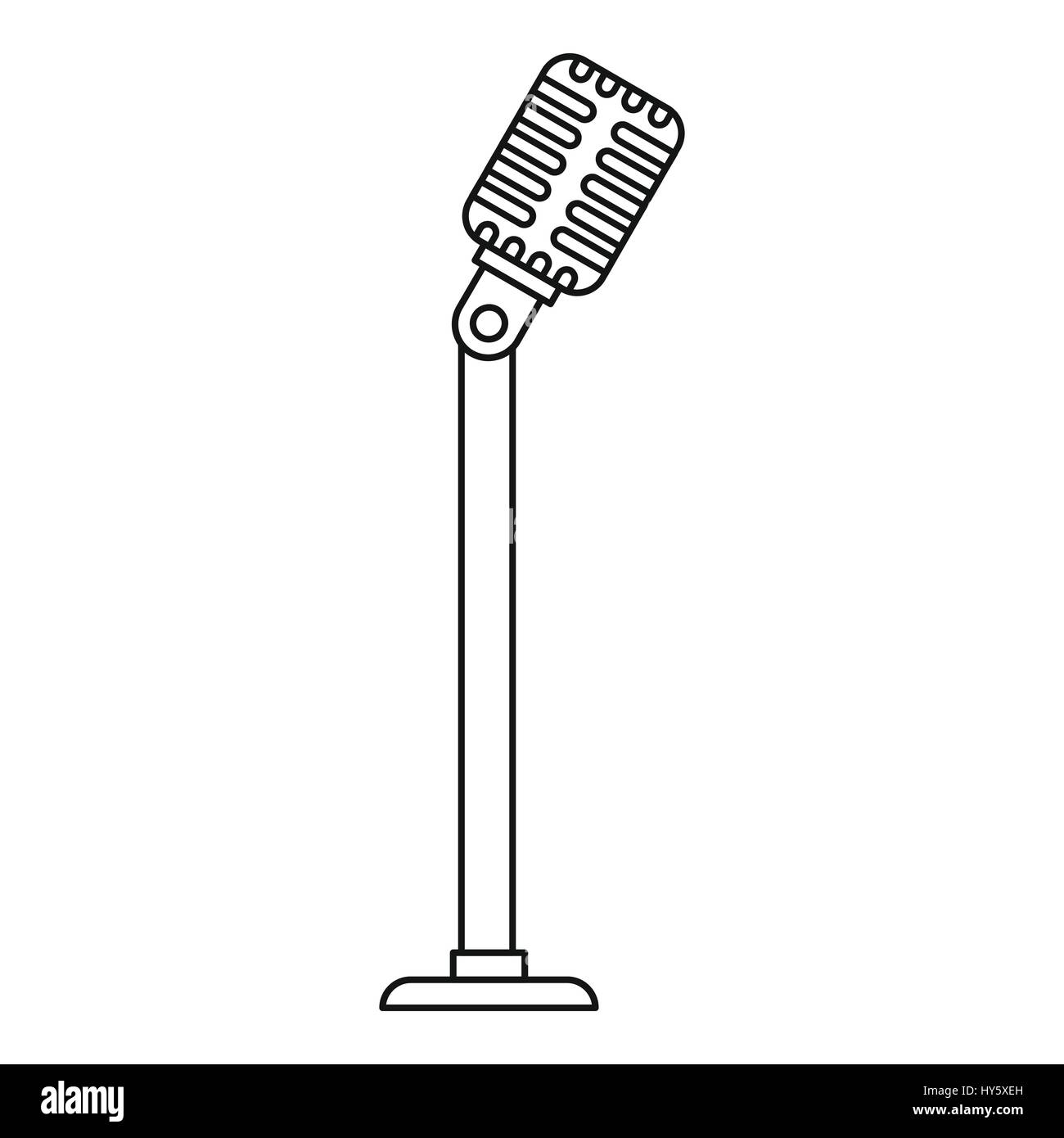 Microphone Stand Clip Art
