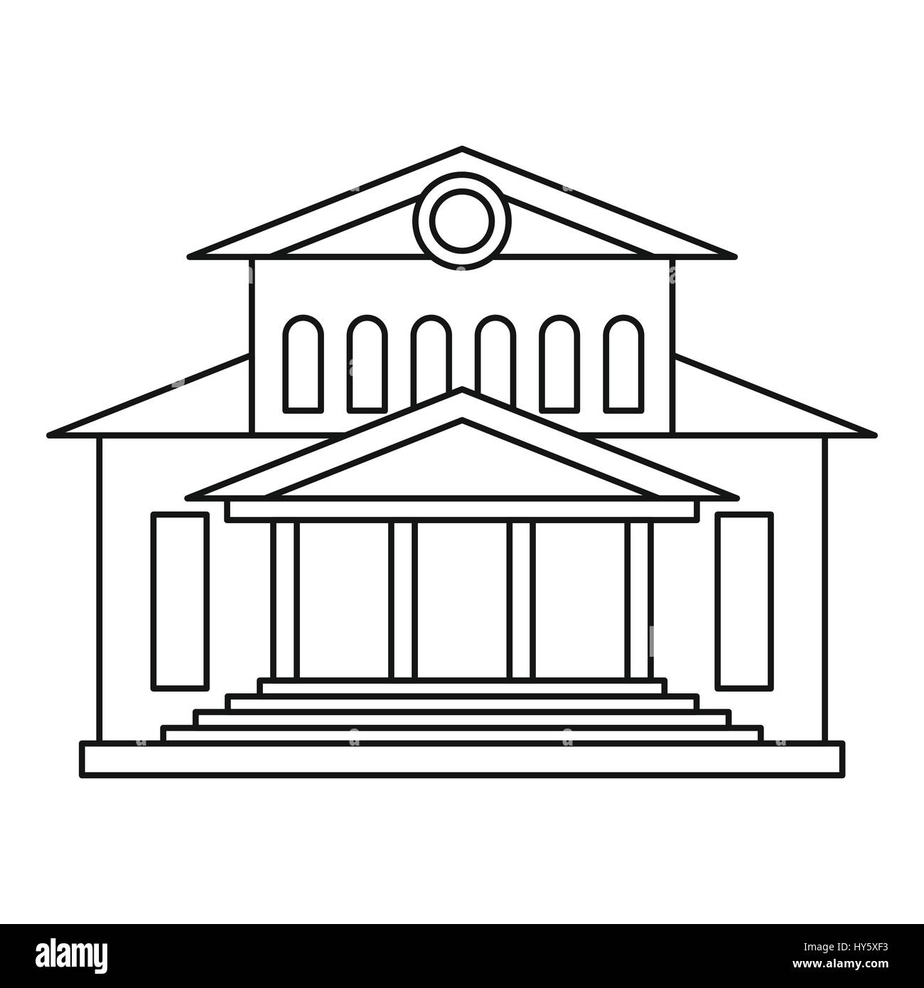 Grand classical building Cut Out Stock Images & Pictures - Alamy