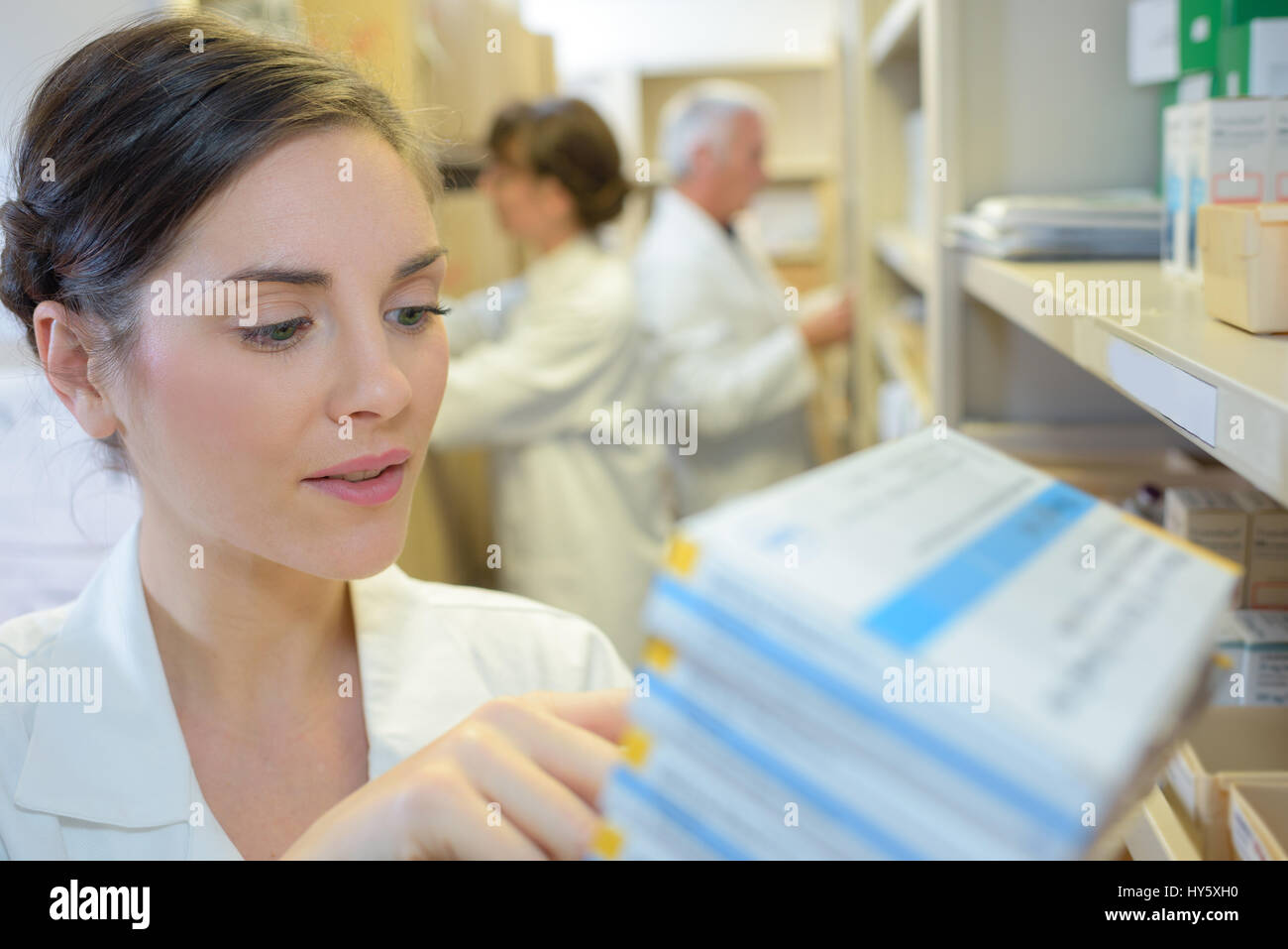 checking the expiry date Stock Photo - Alamy