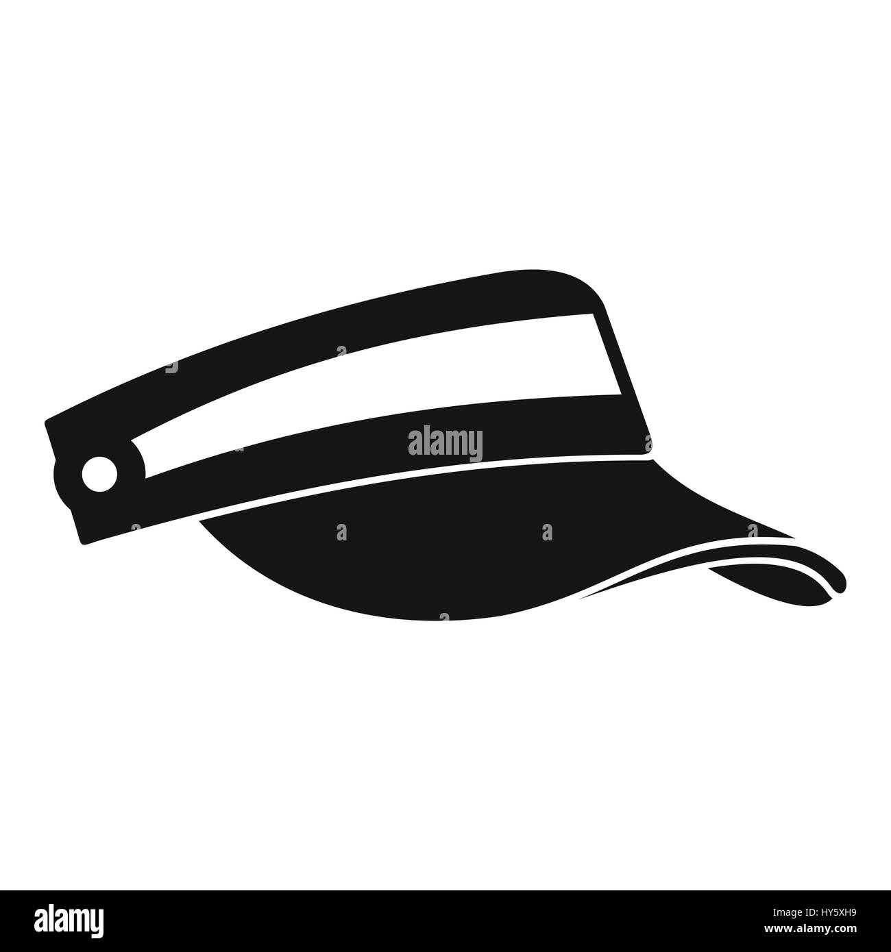 Sun cap icon, simple style Stock Vector Image & Art - Alamy