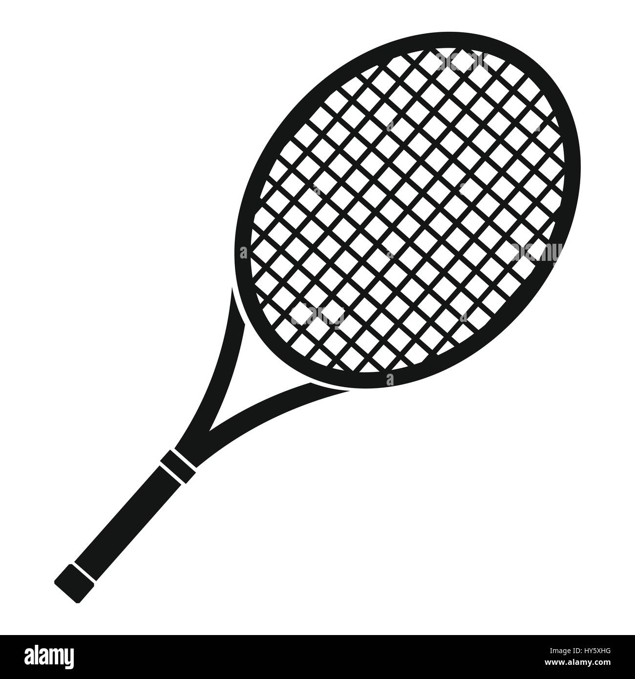 Tennis racket icon, simple style Stock Vector Image & Art - Alamy Tennis racket icon, simple style Stock Vector Image & Art - Alamy