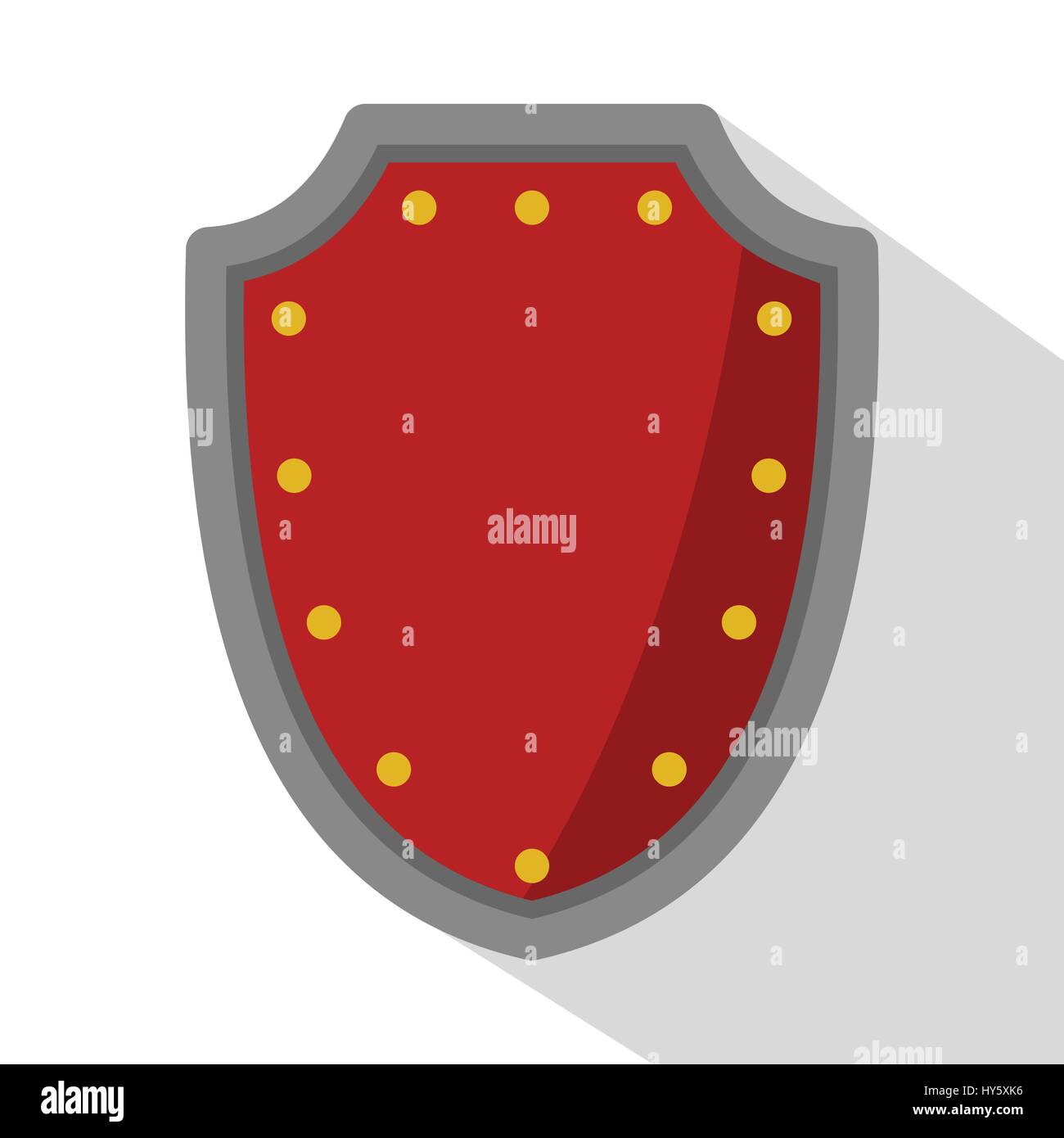 Army protective shield icon, flat style Stock Vector Image & Art - Alamy