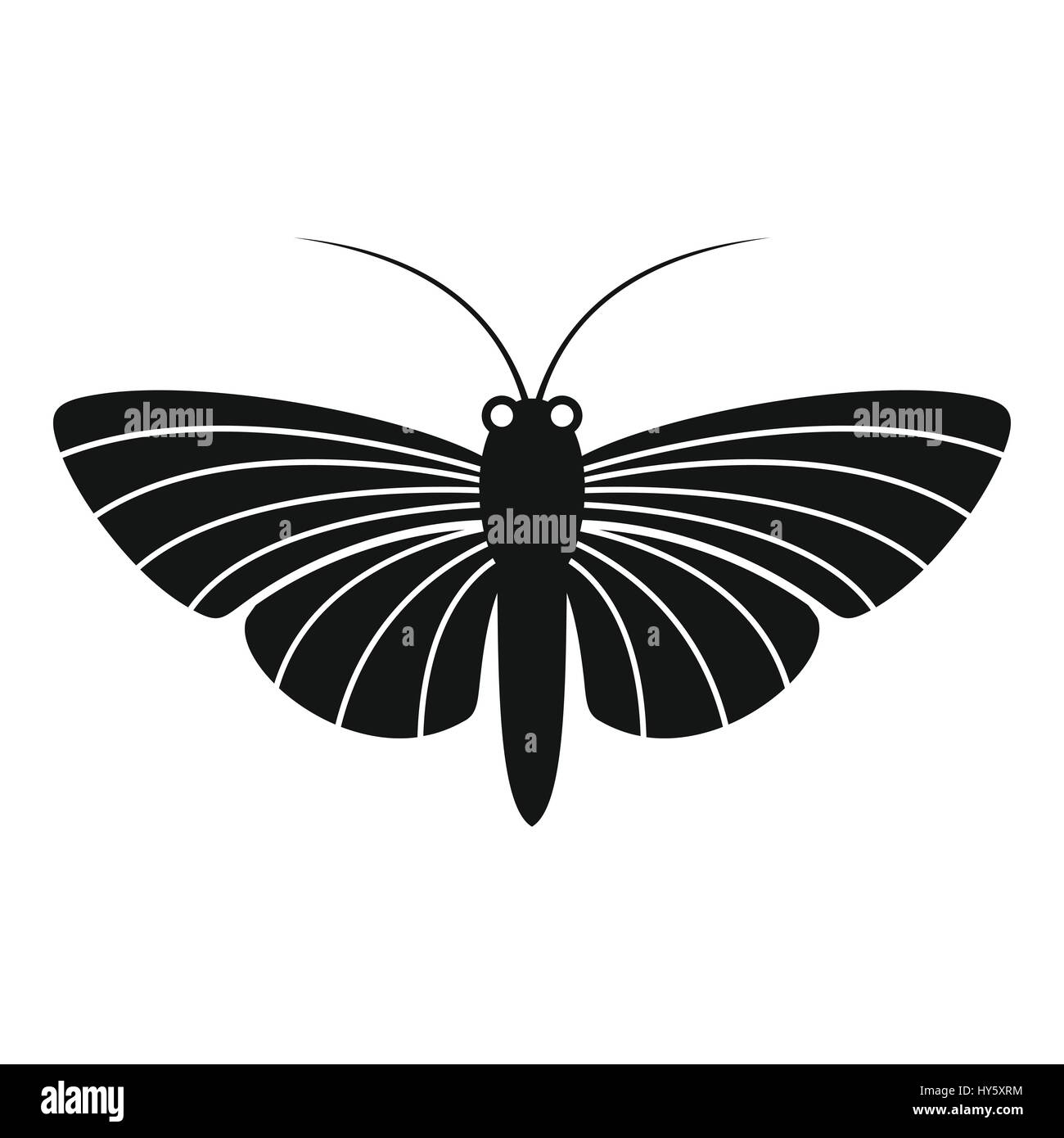 Butterfly with small wings icon, simple style Stock Vector Image & Art ...