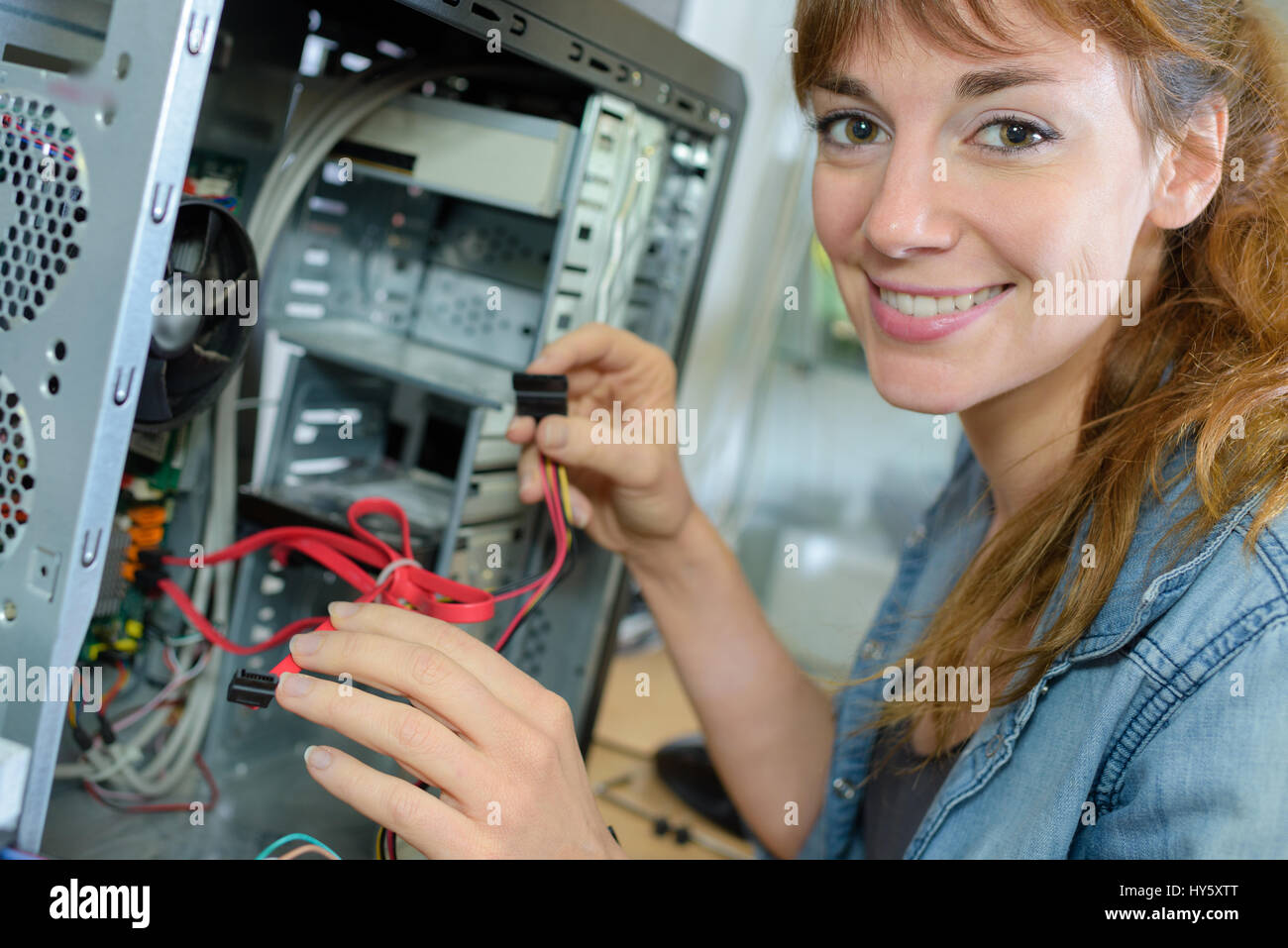 connecting the link Stock Photo - Alamy