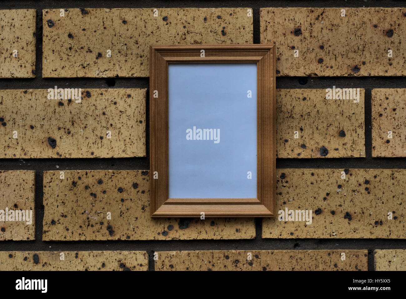 Empty picture frame on the wall or empty photo frame on the wall Stock ...