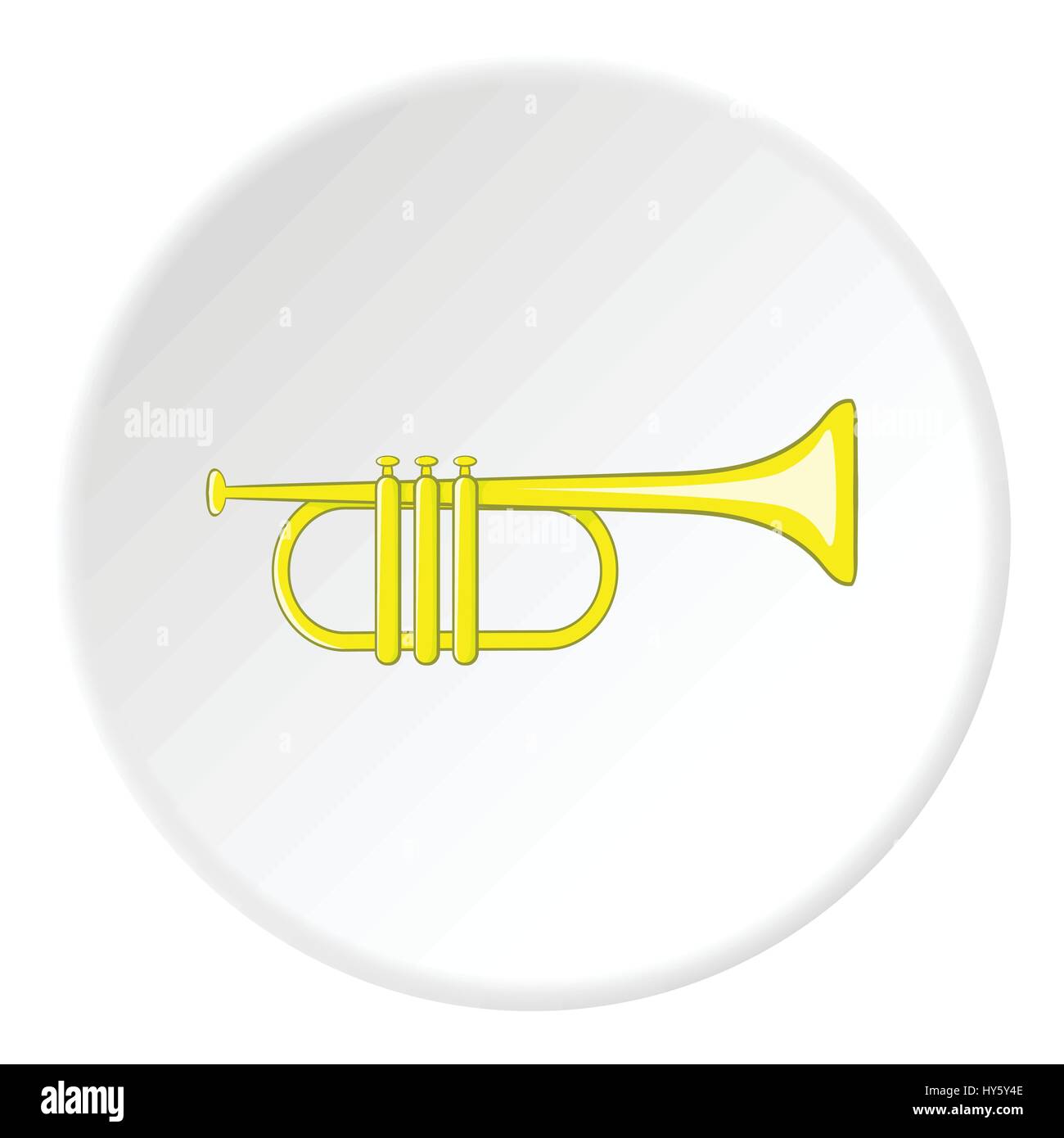 Brass trumpet icon, cartoon style Stock Vector Image & Art - Alamy