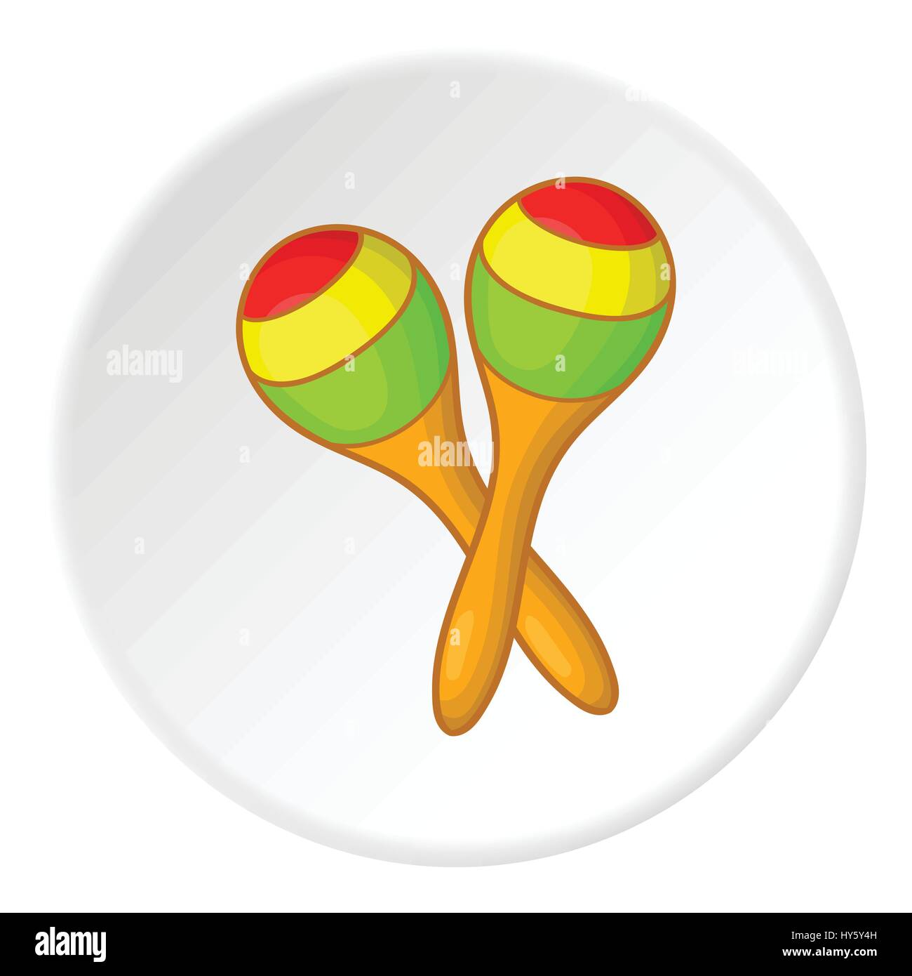 Pair of maracas icon, cartoon style Stock Vector Image & Art - Alamy