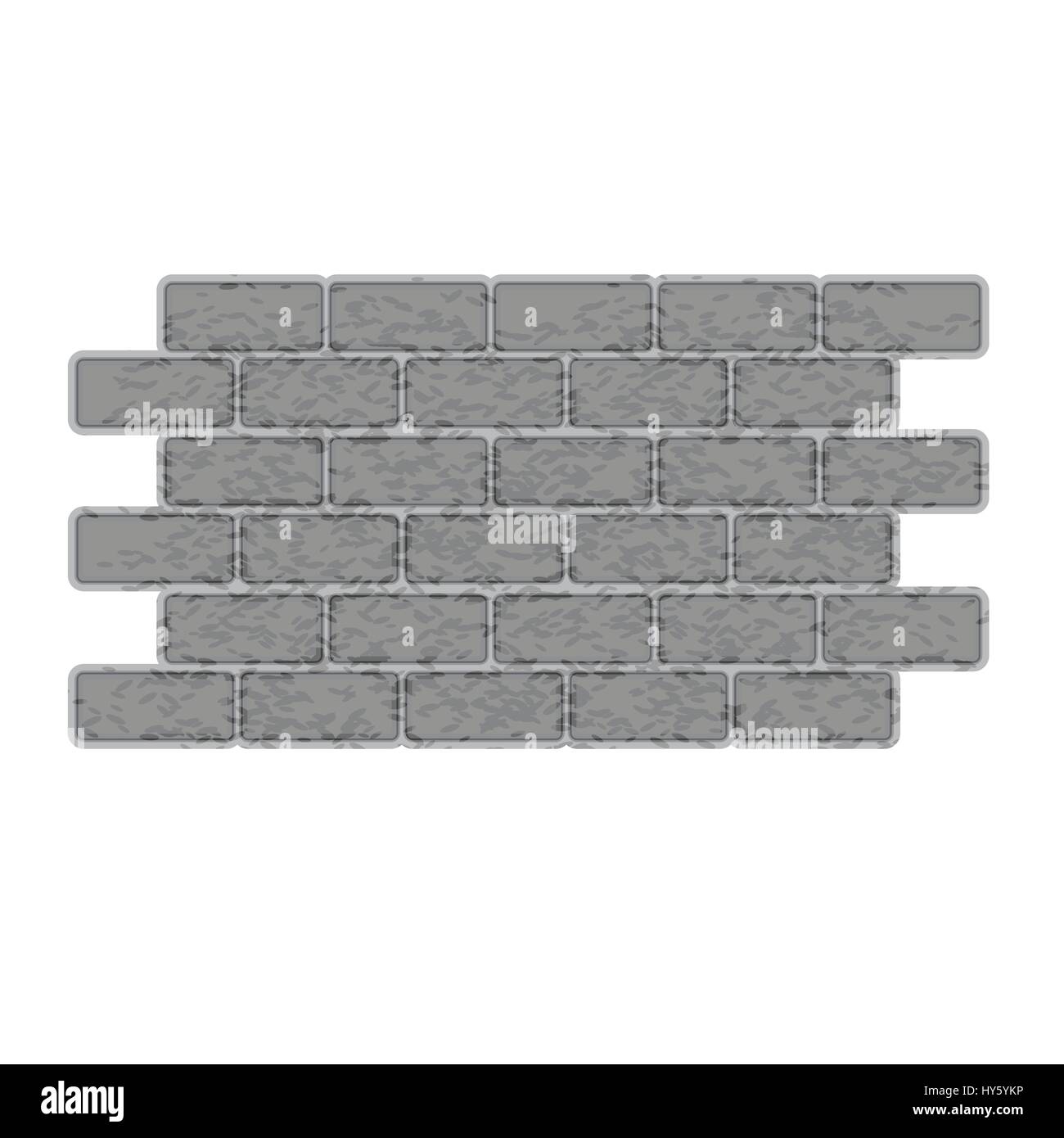 Brick wall icon, gray monochrome style Stock Vector Image & Art - Alamy