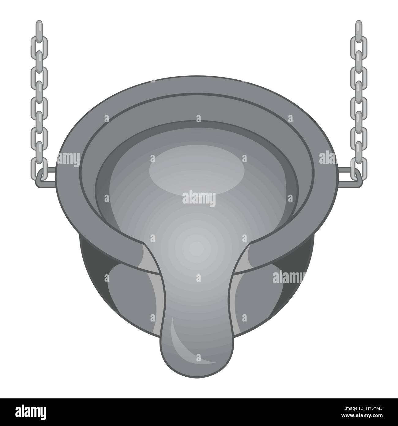 Iron melting process Stock Vector Images - Alamy