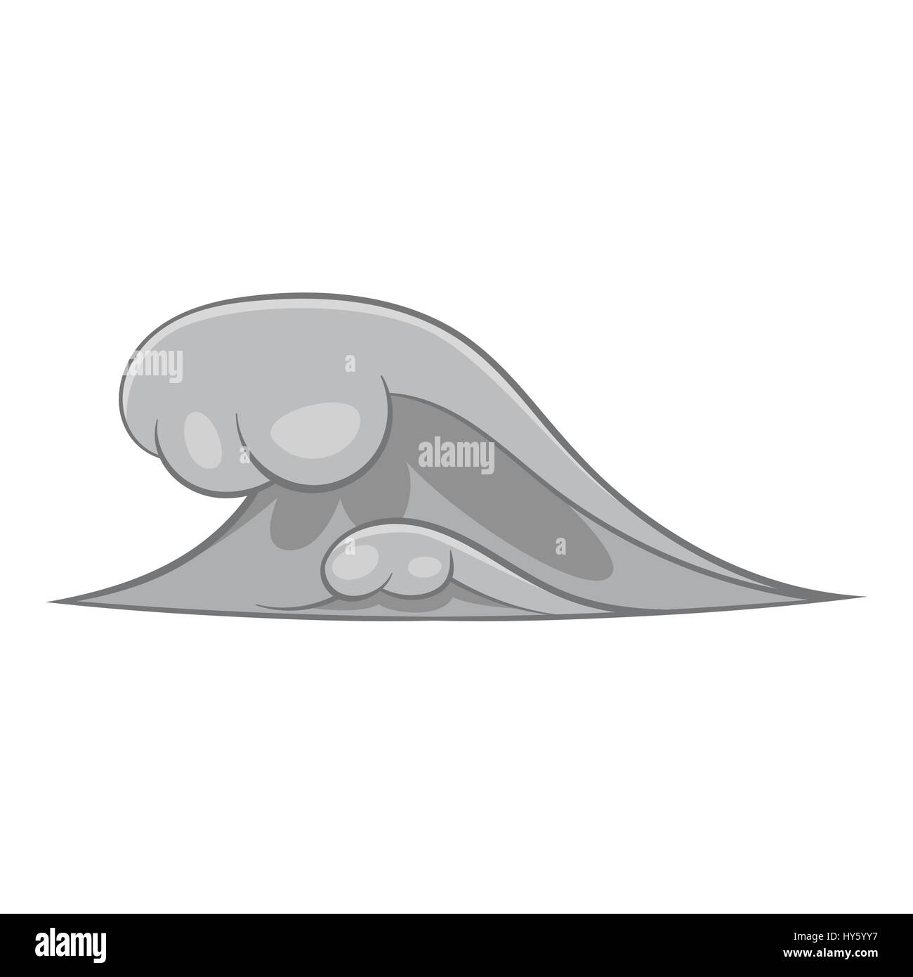Small wave icon cartoon Stock Vector Images - Alamy