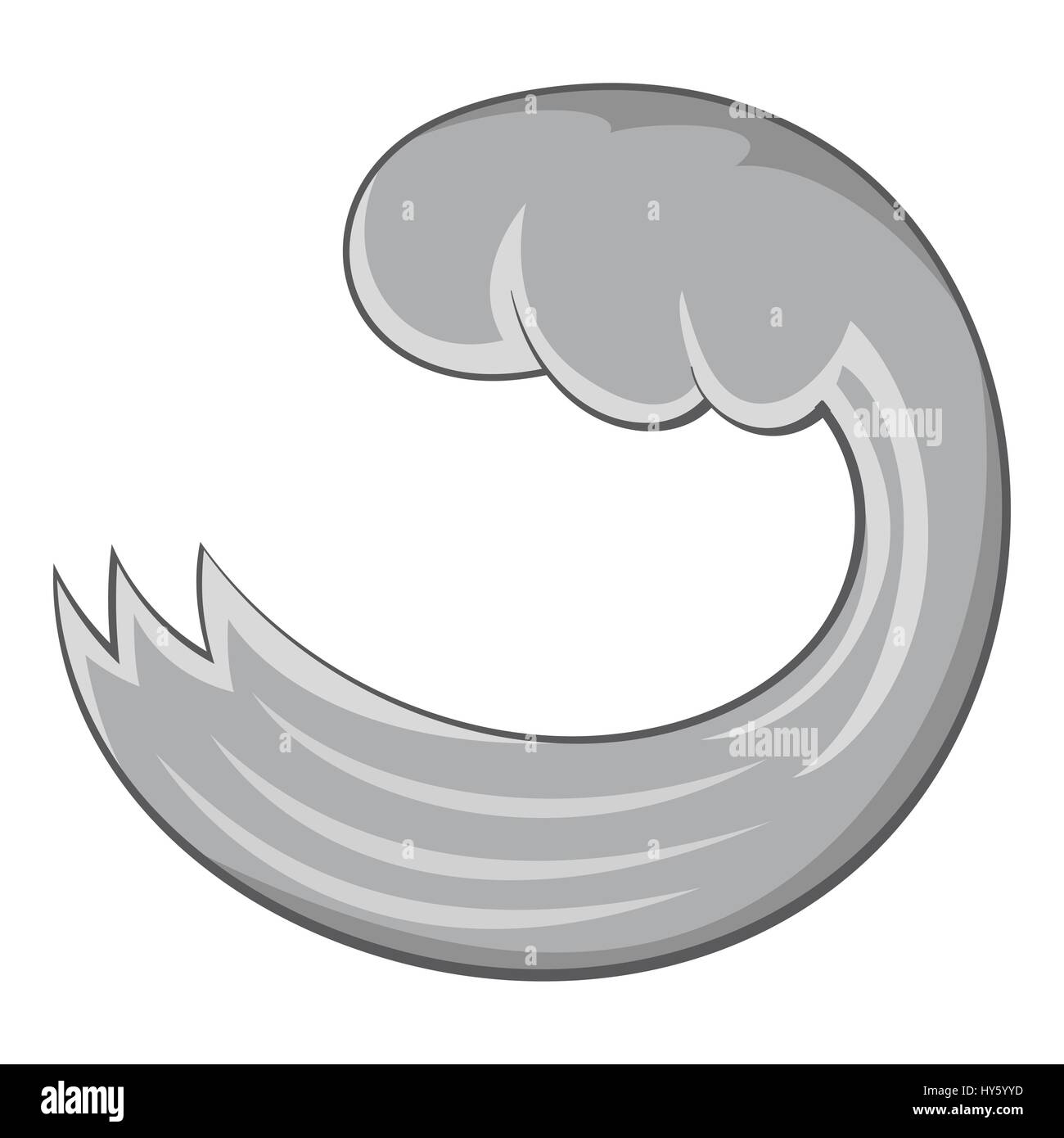 Round wave icon, cartoon style Stock Vector Image & Art - Alamy