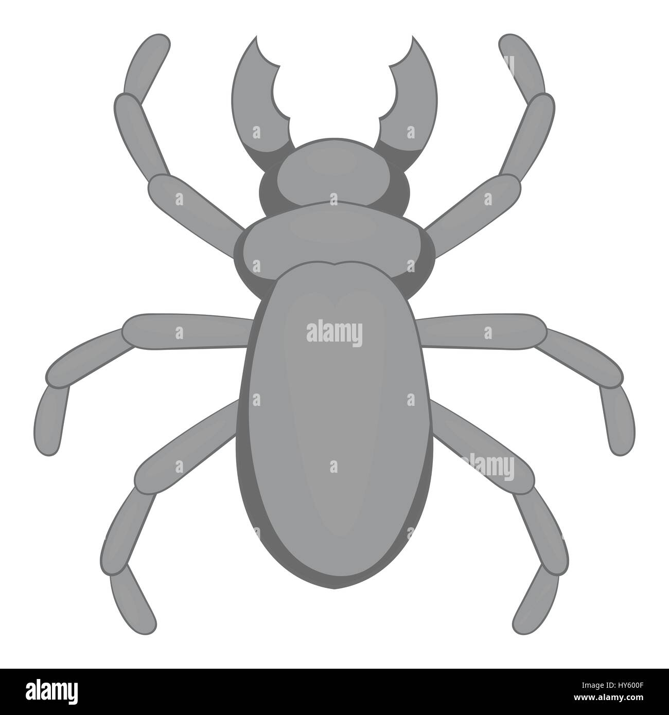 Rhinoceros beetle icon, cartoon style Stock Vector Image & Art - Alamy
