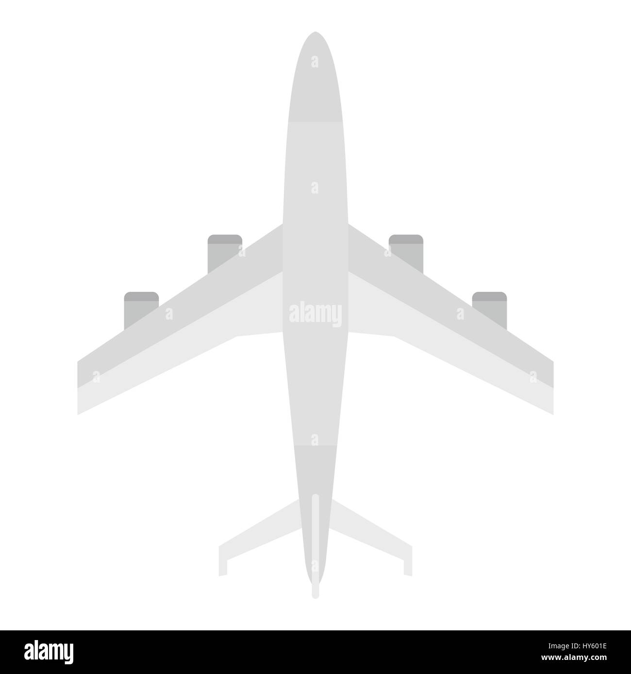 Plane icon, flat style Stock Vector Image & Art - Alamy