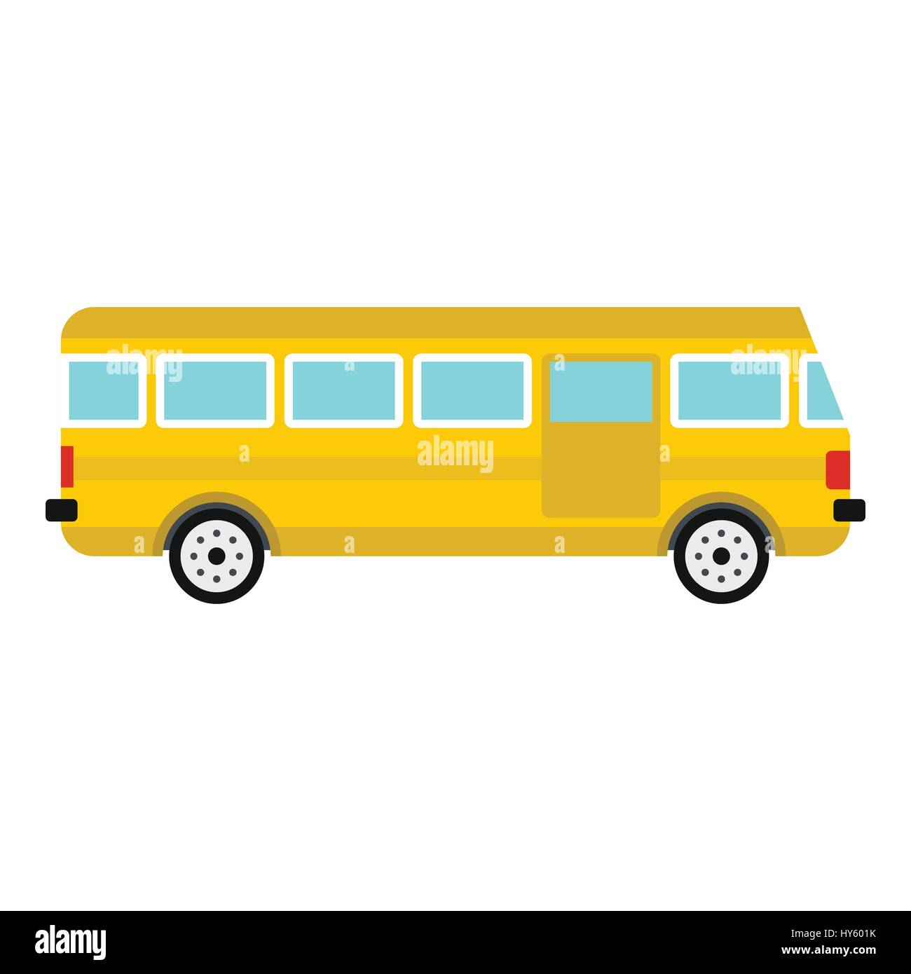Bus icon, flat style Stock Vector Image & Art - Alamy