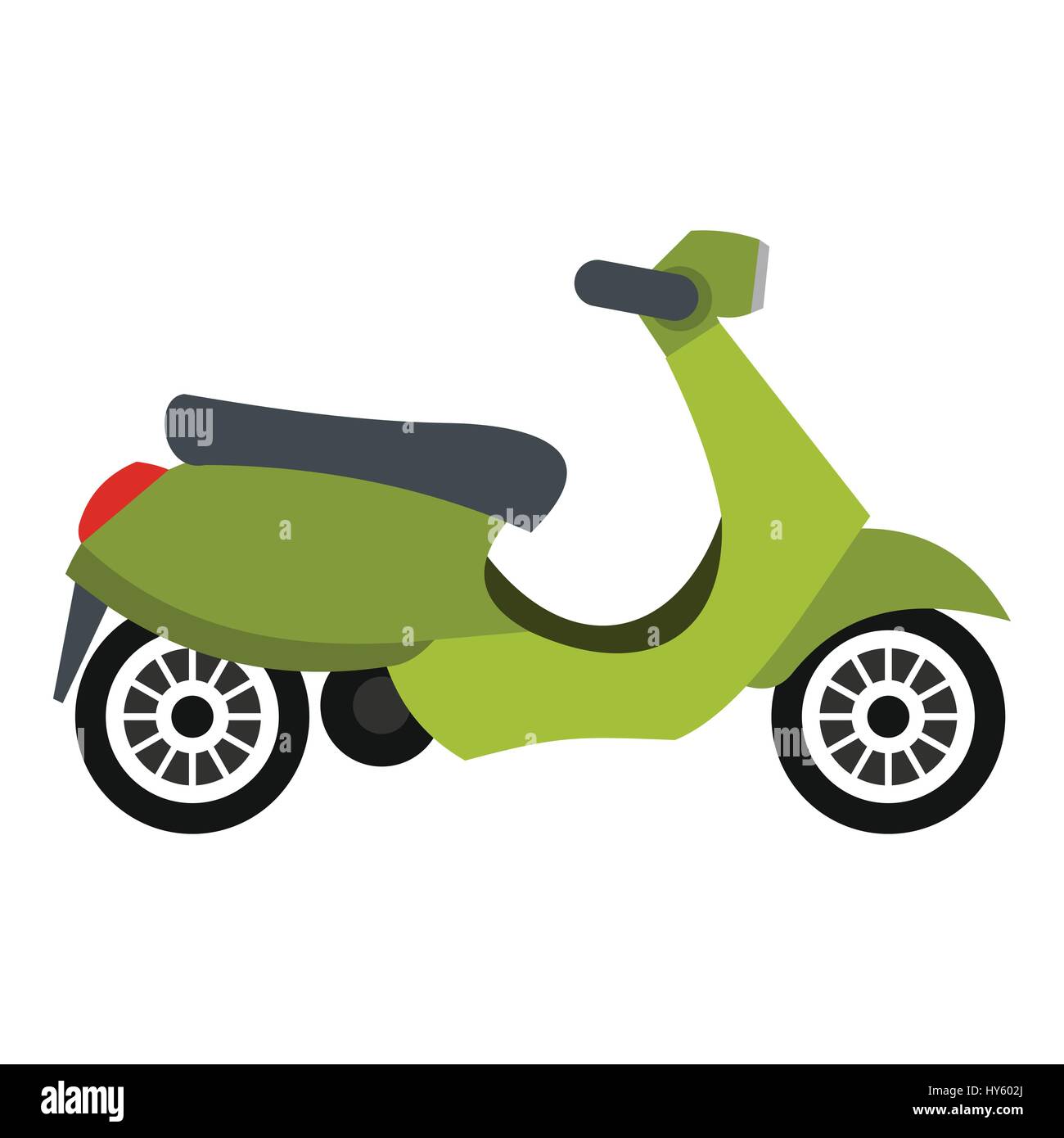 Scooter steering wheel Stock Vector Images - Alamy