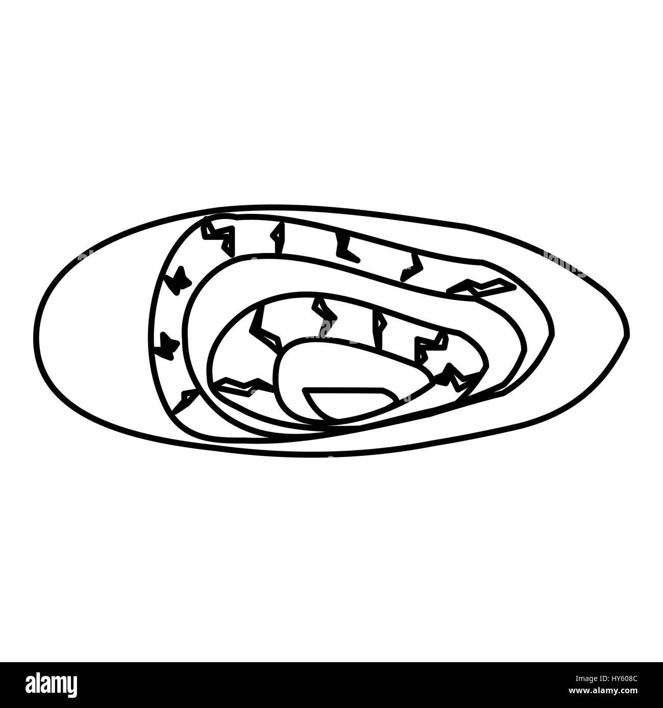 Boulder outline Black and White Stock Photos & Images - Alamy