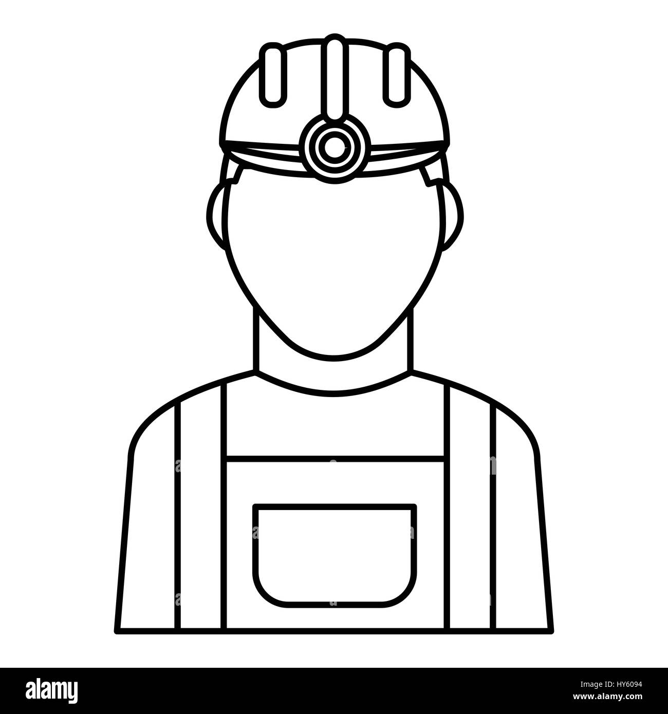 Coal miner man worker Black and White Stock Photos & Images - Alamy