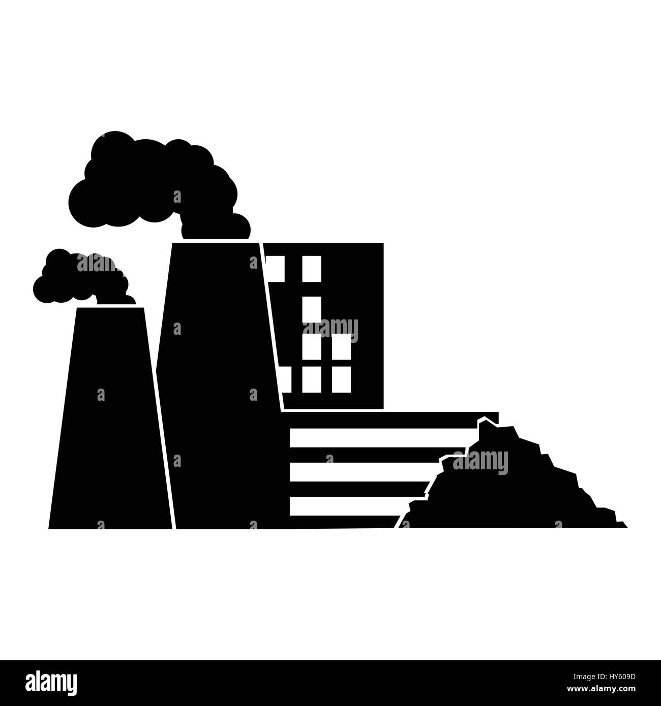 Factory icon, simple style Stock Vector Image & Art - Alamy