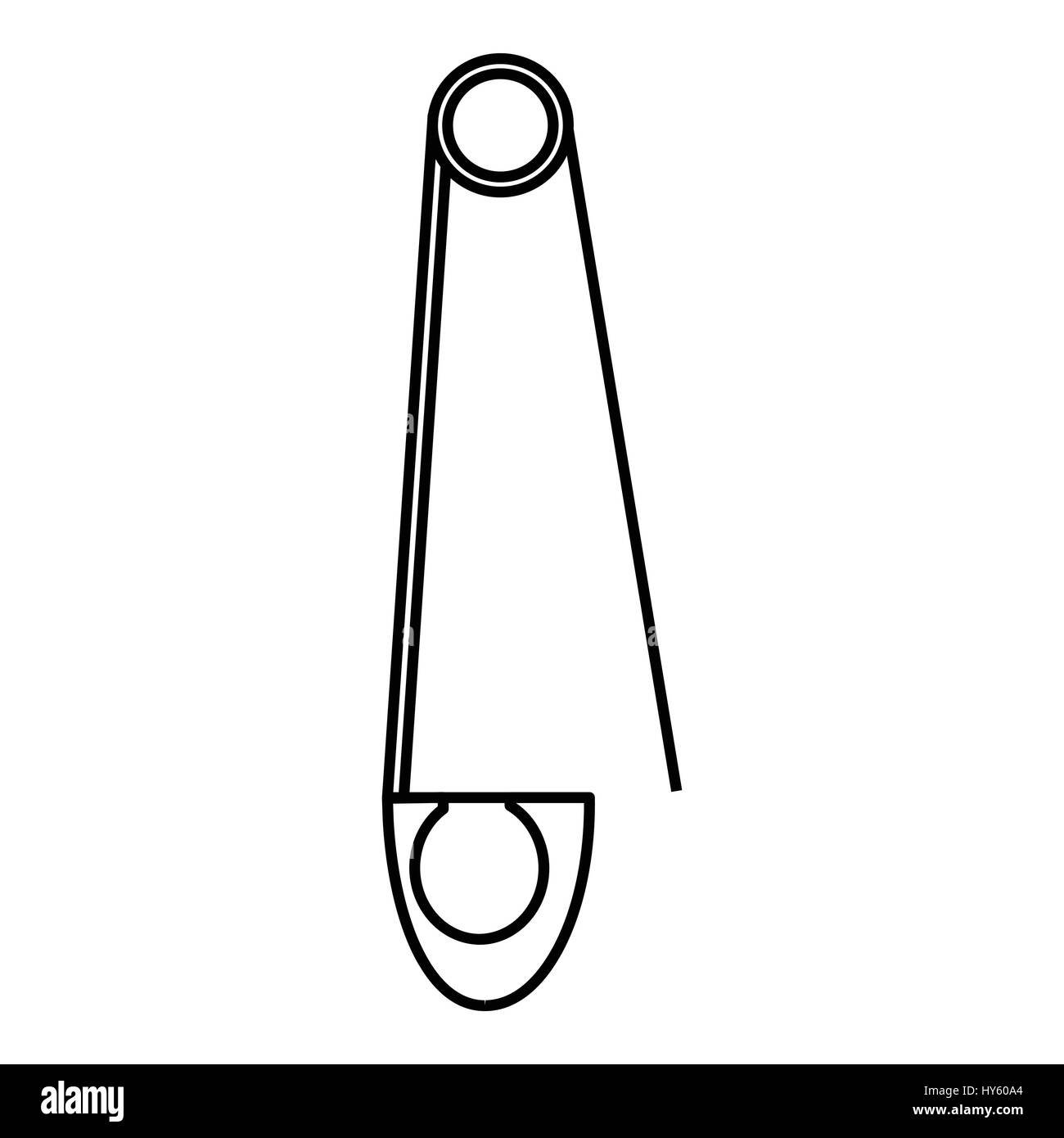 Pin icon, outline style Stock Vector Image & Art - Alamy Pin icon, outline style Stock Vector Image & Art - Alamy