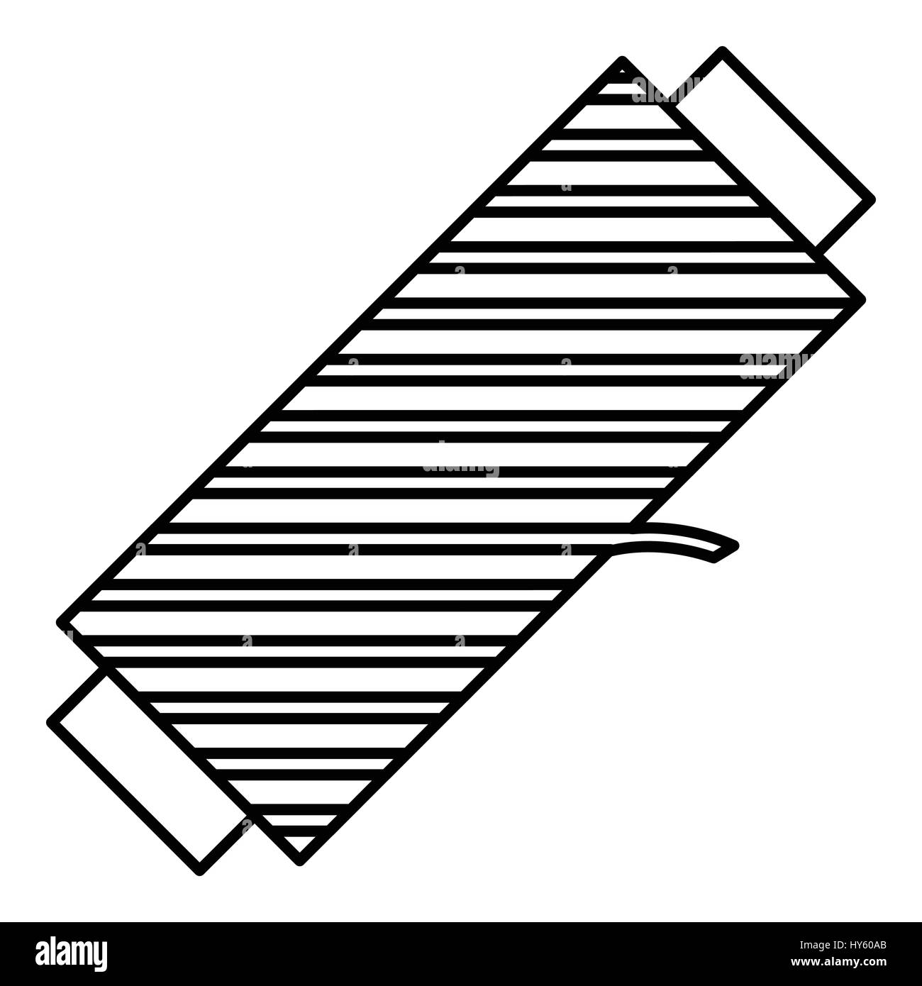 Slanted spool icon, outline style Stock Vector Image & Art - Alamy