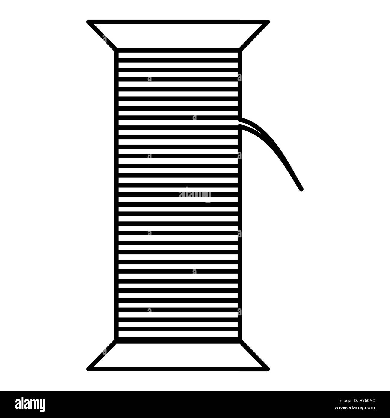 Spool icon, outline style Stock Vector Image & Art - Alamy