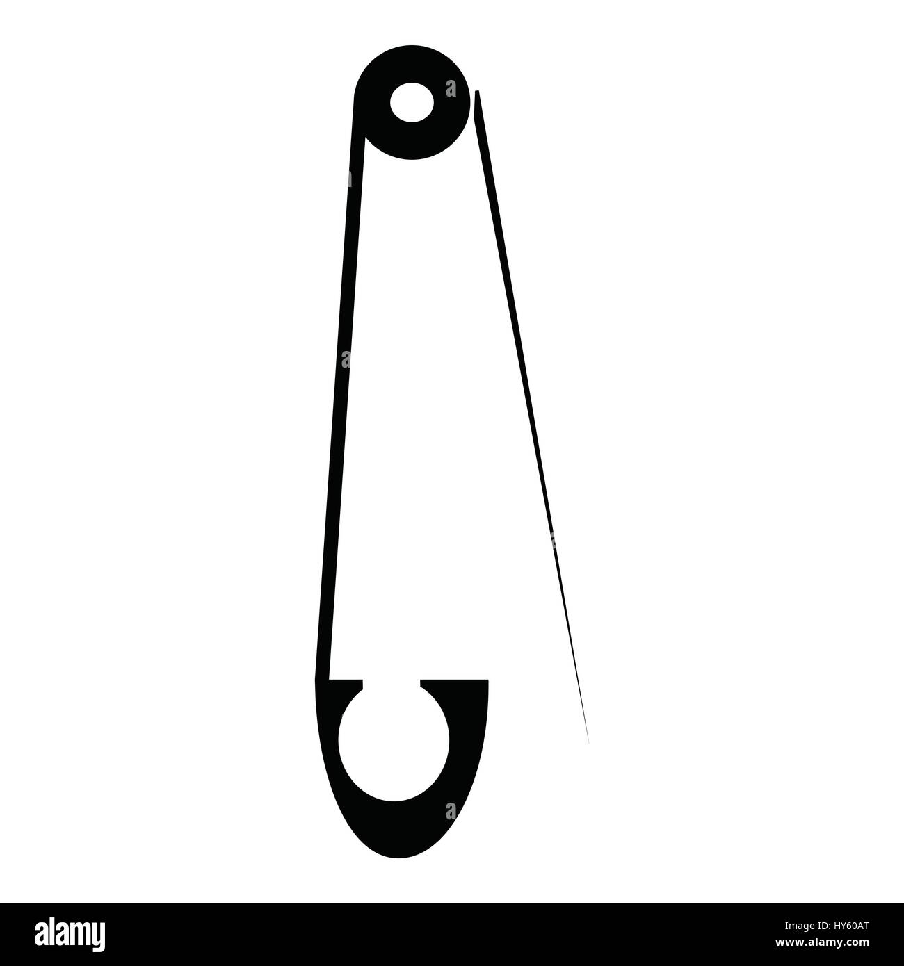 Pin icon, simple style Stock Vector Image & Art - Alamy